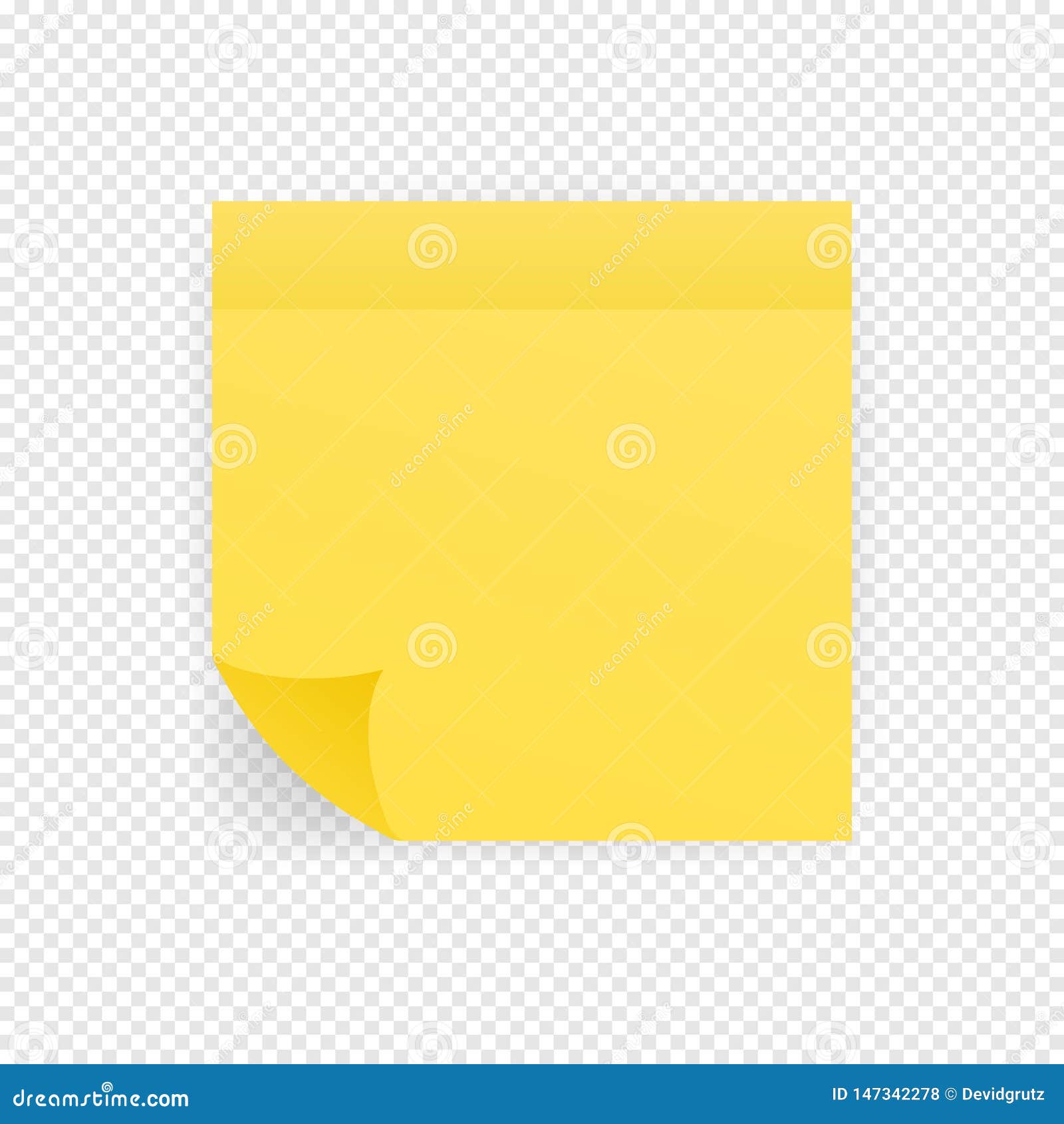 Sticky Colored Notes. Post Note Paper. Vector Stock Illustration Stock ...