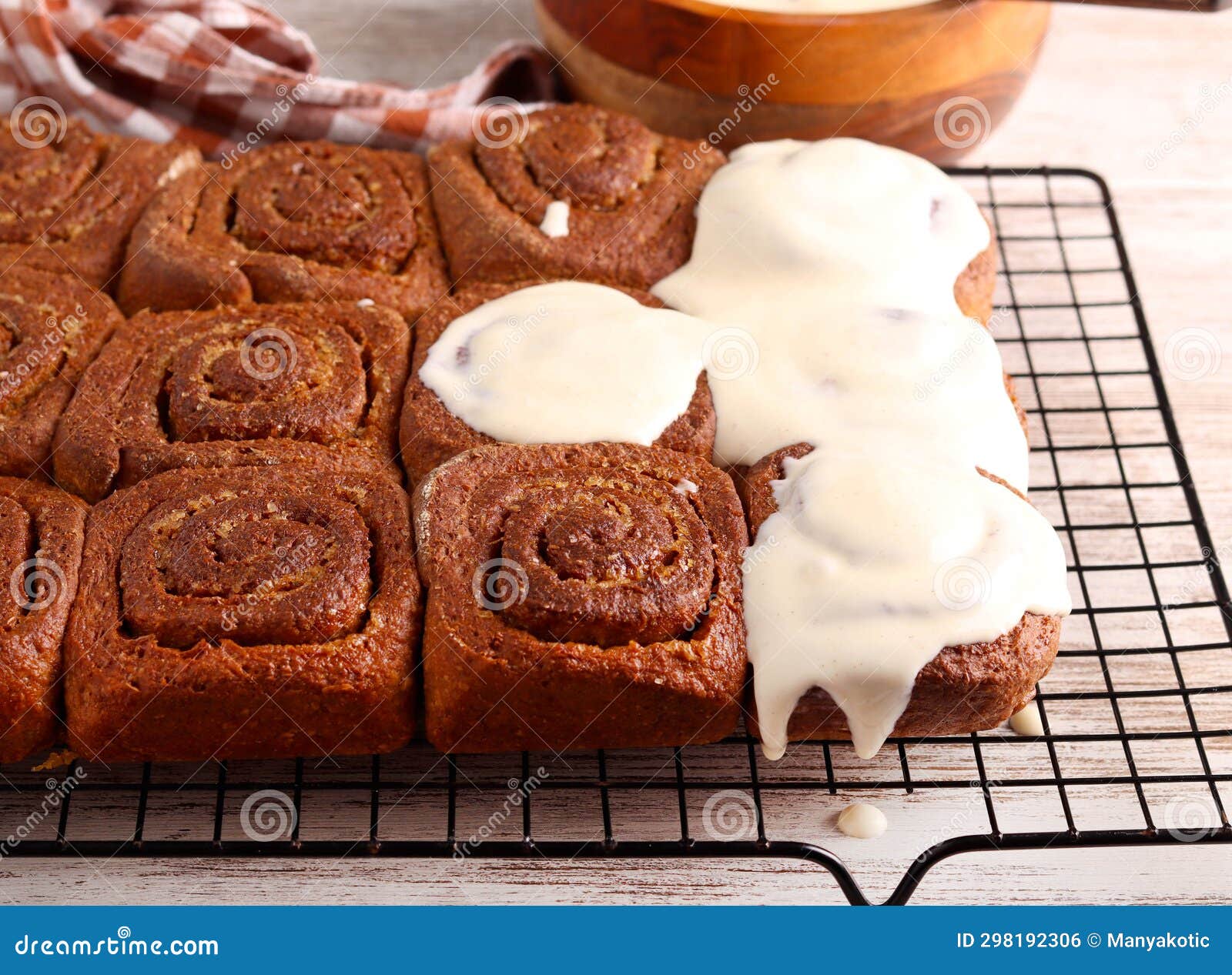 Sticky gingerbread buns stock photo. Image of appetizer - 298192306