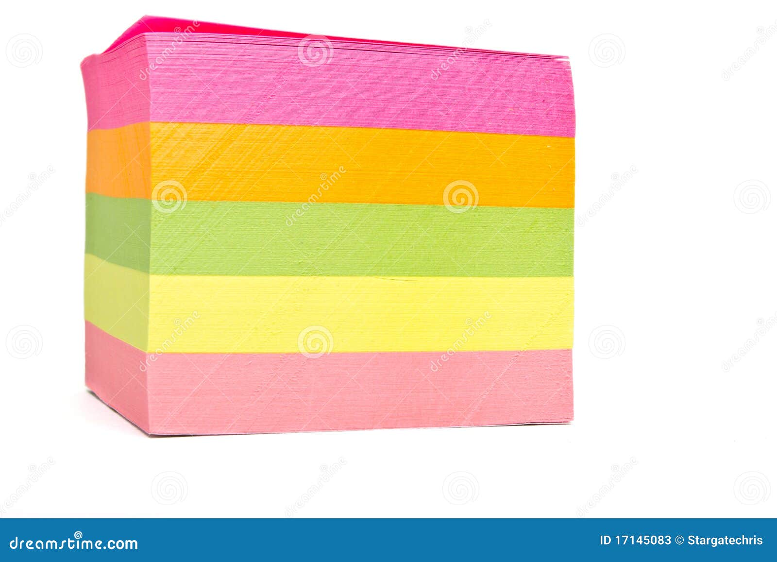 Sticky note block stock image. Image of message, label - 17145083