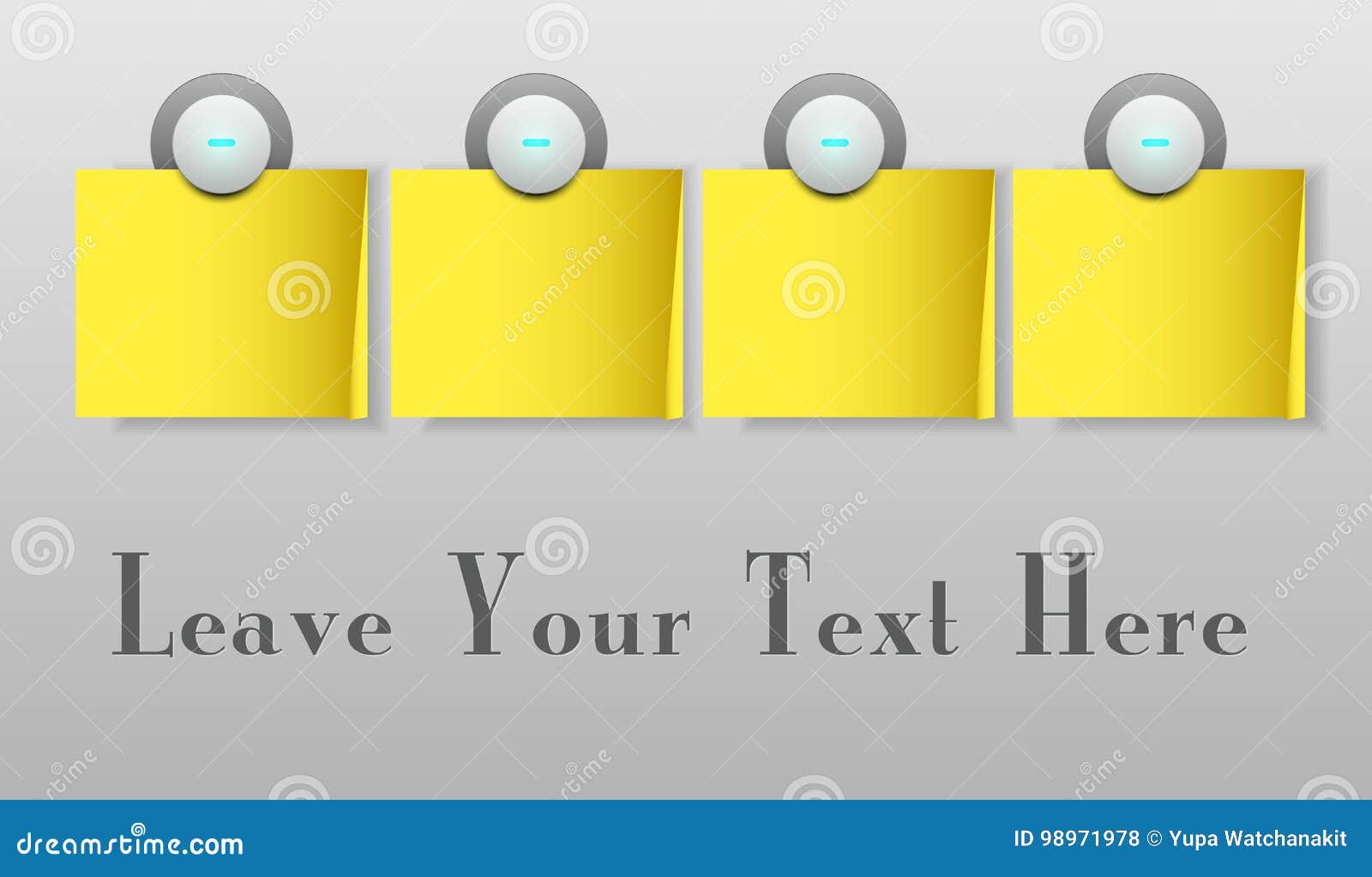 A sticky note on board stock illustration. Illustration of notes - 98971978