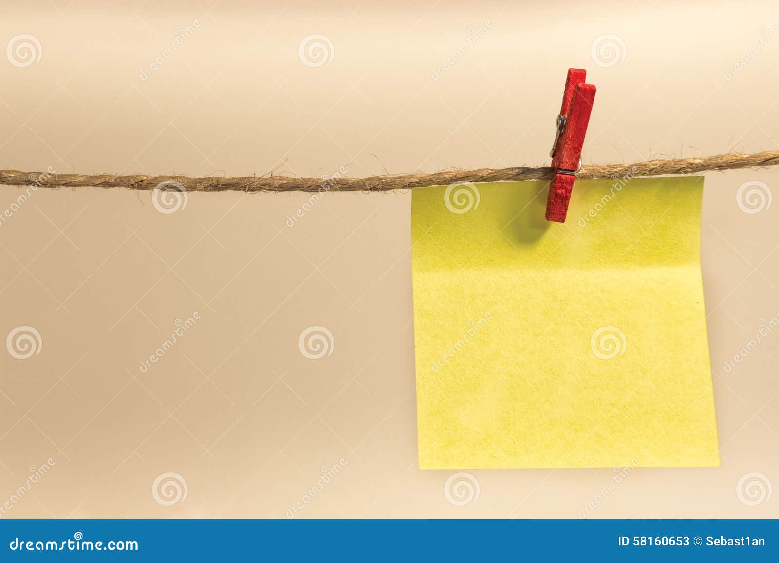 Sticky Note stock image. Image of note, commercial, paper - 58160653