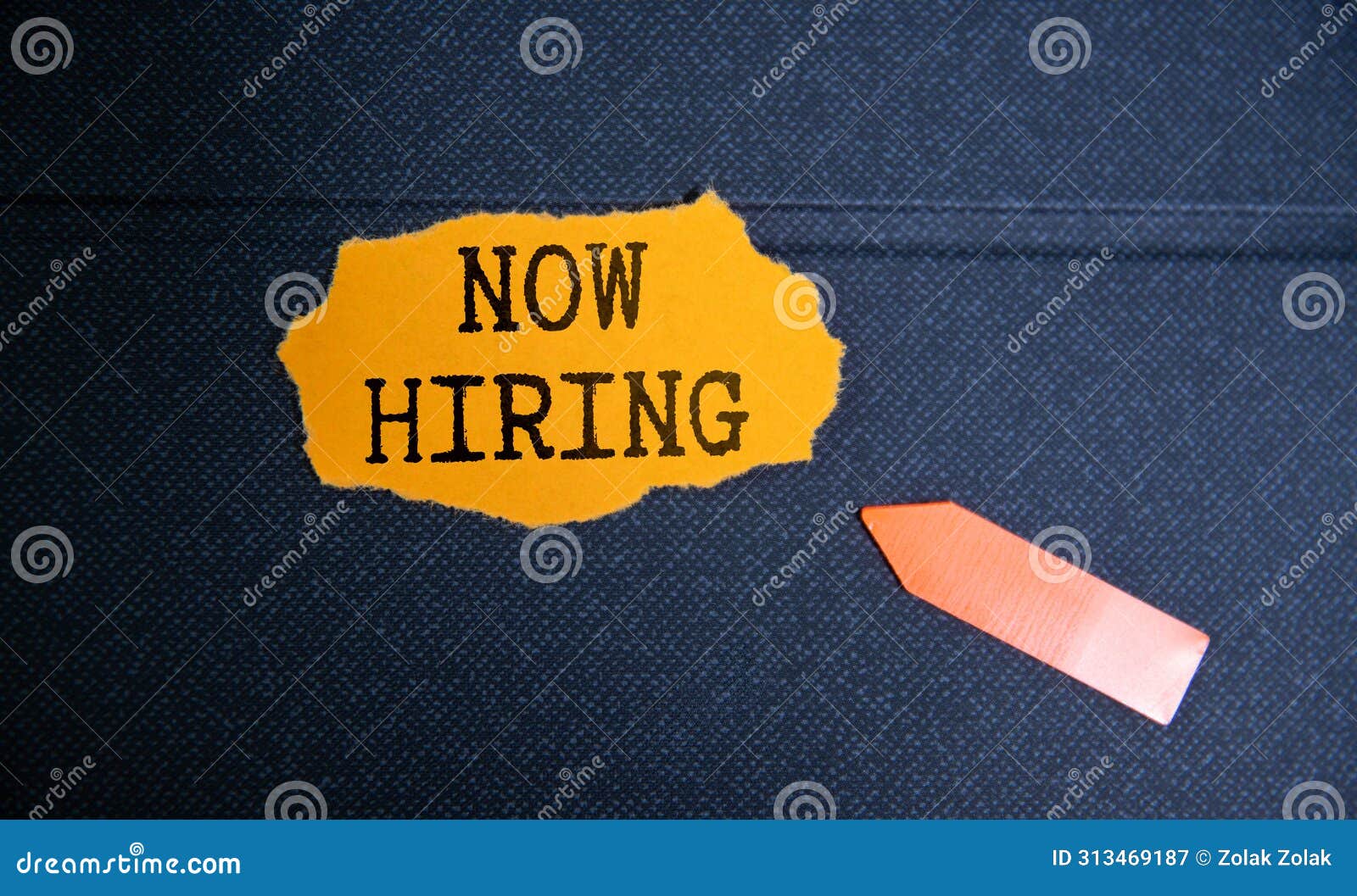 A Sticky Note on a Cork Board with the Words Now Hiring on it Stock ...