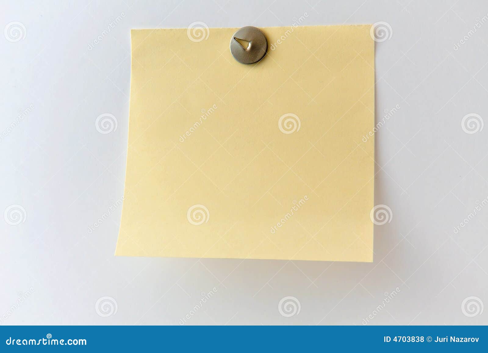 Sticky note on a grey wall stock photo. Image of yellow - 4703838