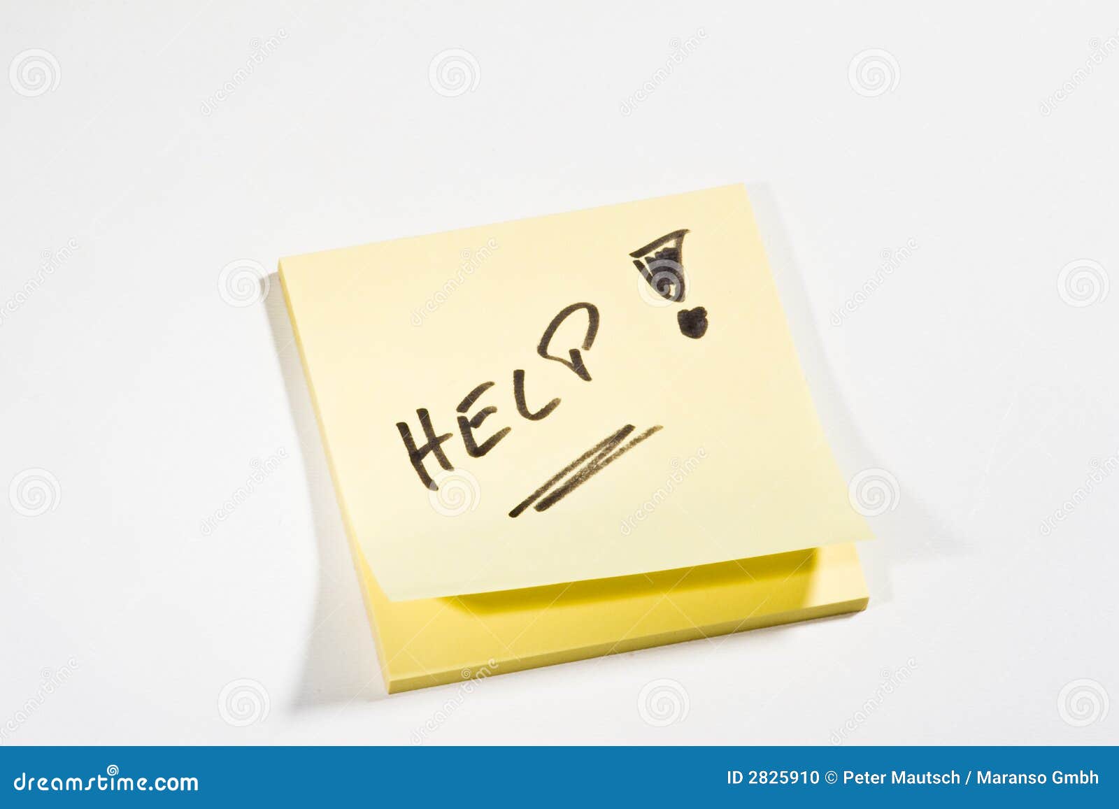 Sticky note Help stock photo. Image of notepad, white - 2825910
