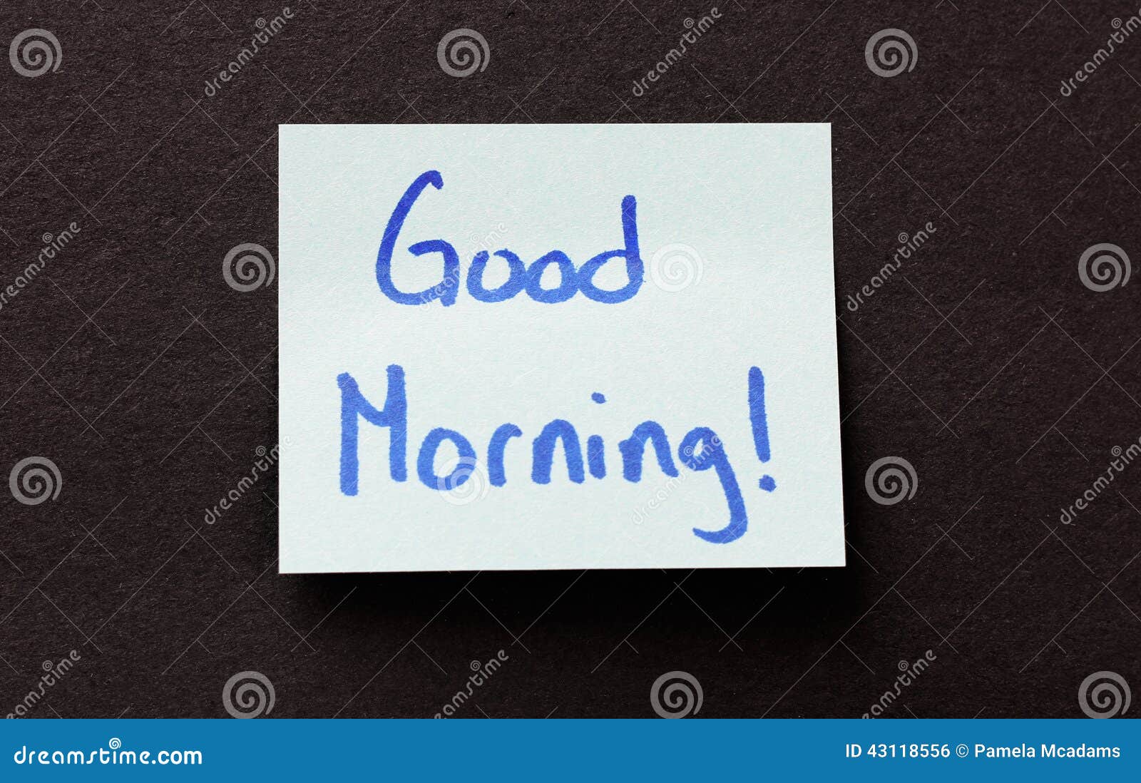 Sticky Note Message stock photo. Image of love, morning - 43118556