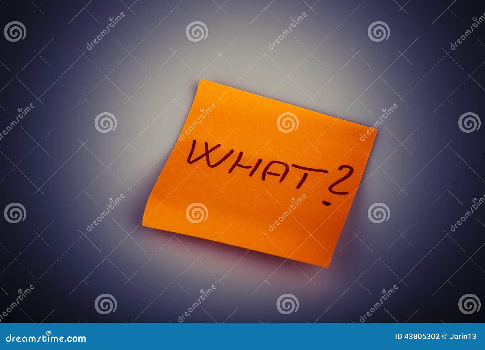 Sticky Note Message Isolated on White - WHAT ? Stock Photo - Image of ...