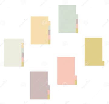 Sticky Note Notepad with Side Bookmarks, Stick Memo Pads Block Stock ...