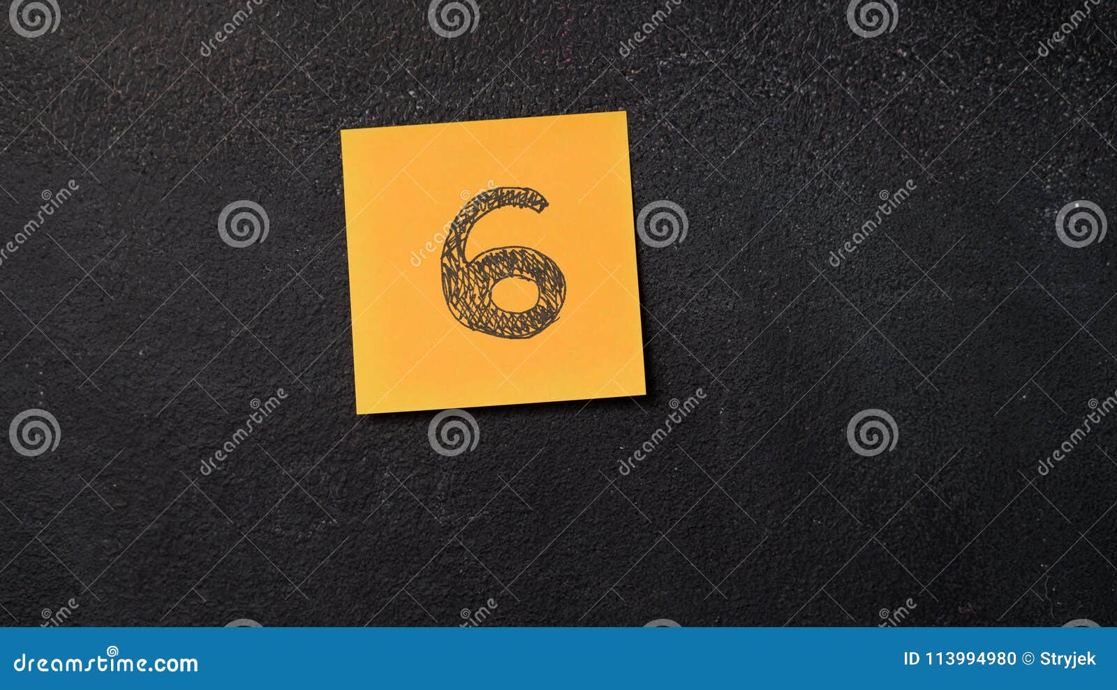 Sticky Notes on the Blackboard Stock Photo - Image of brainstorm, pink ...