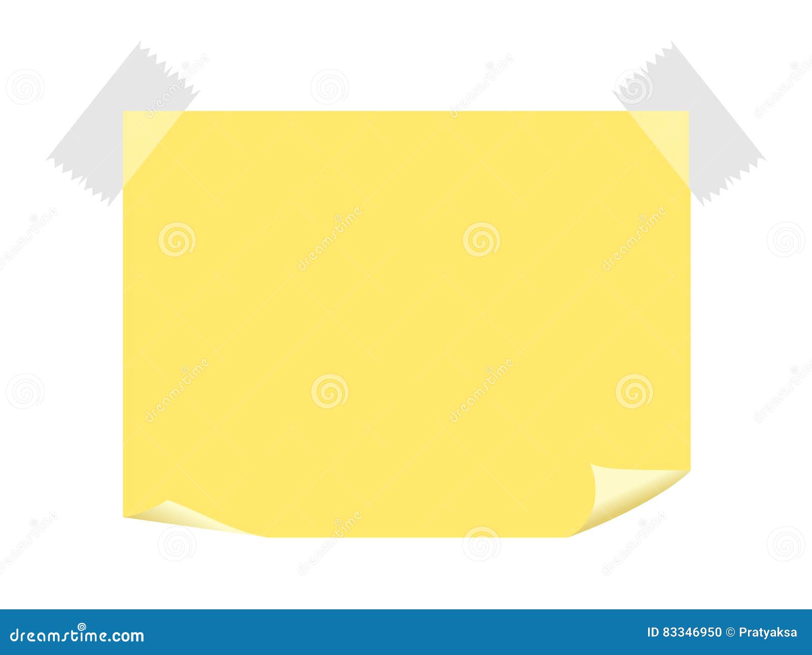 Sticky Note Paper Icon Symbol. Stock Vector - Illustration of paper ...