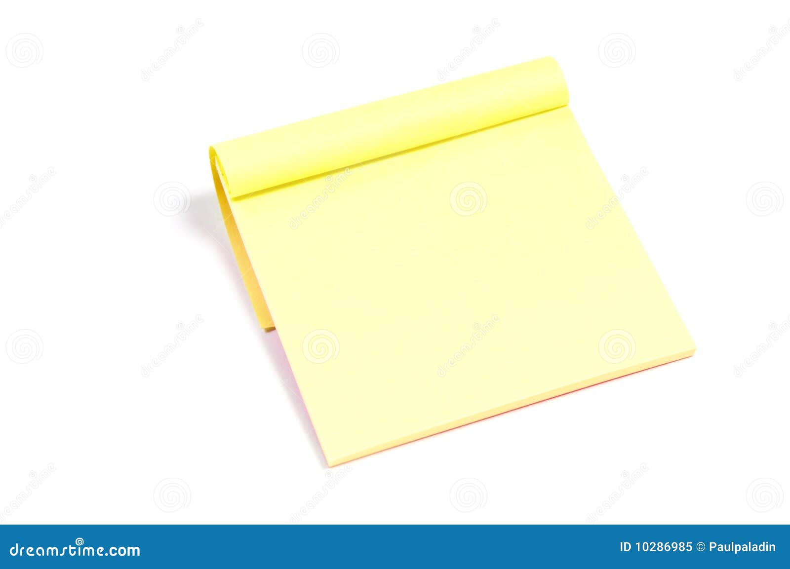 Sticky note paper pad stock image. Image of label, notes - 10286985