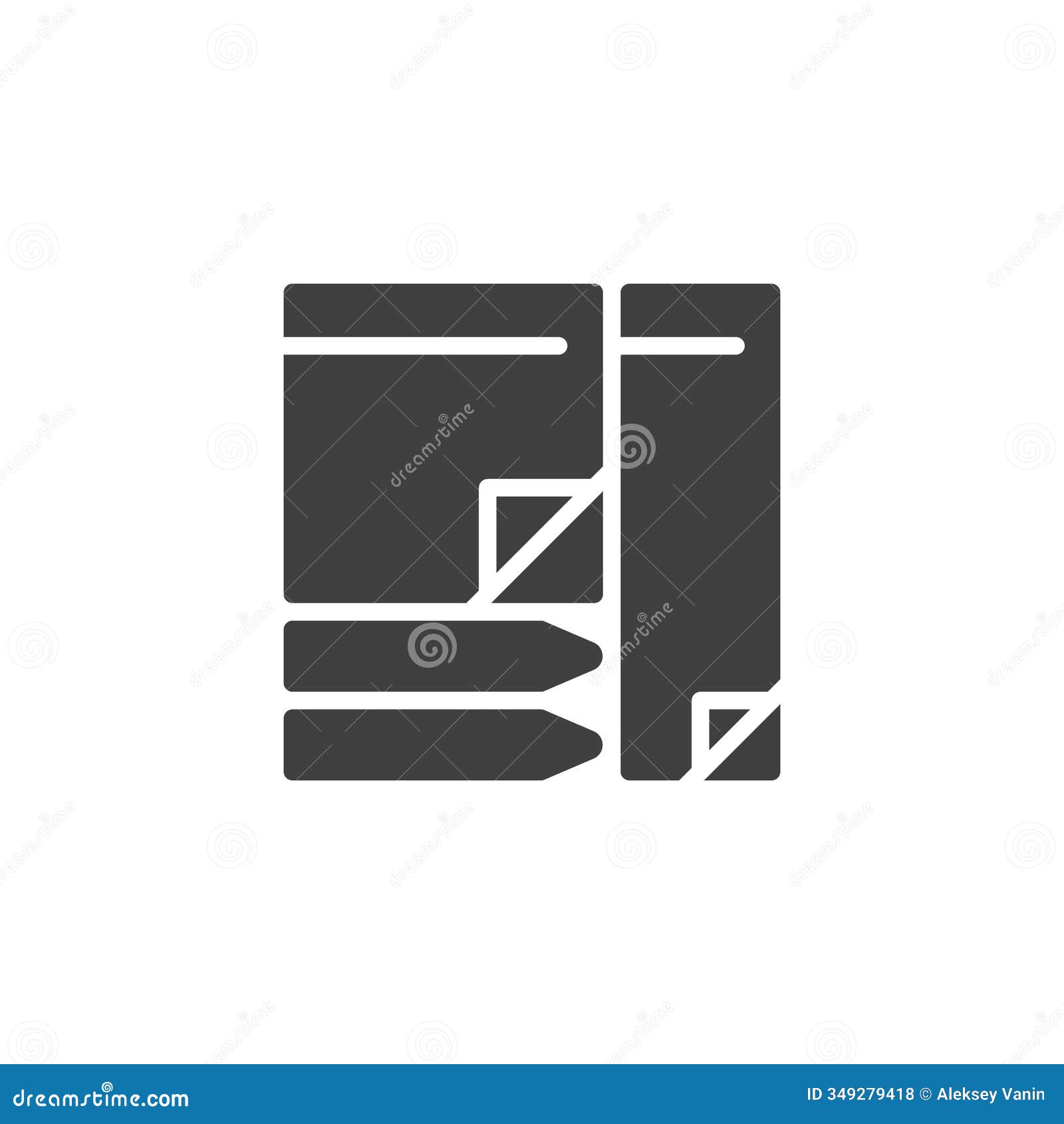 Sticky Note Paper Vector Icon Stock Vector - Illustration of design ...