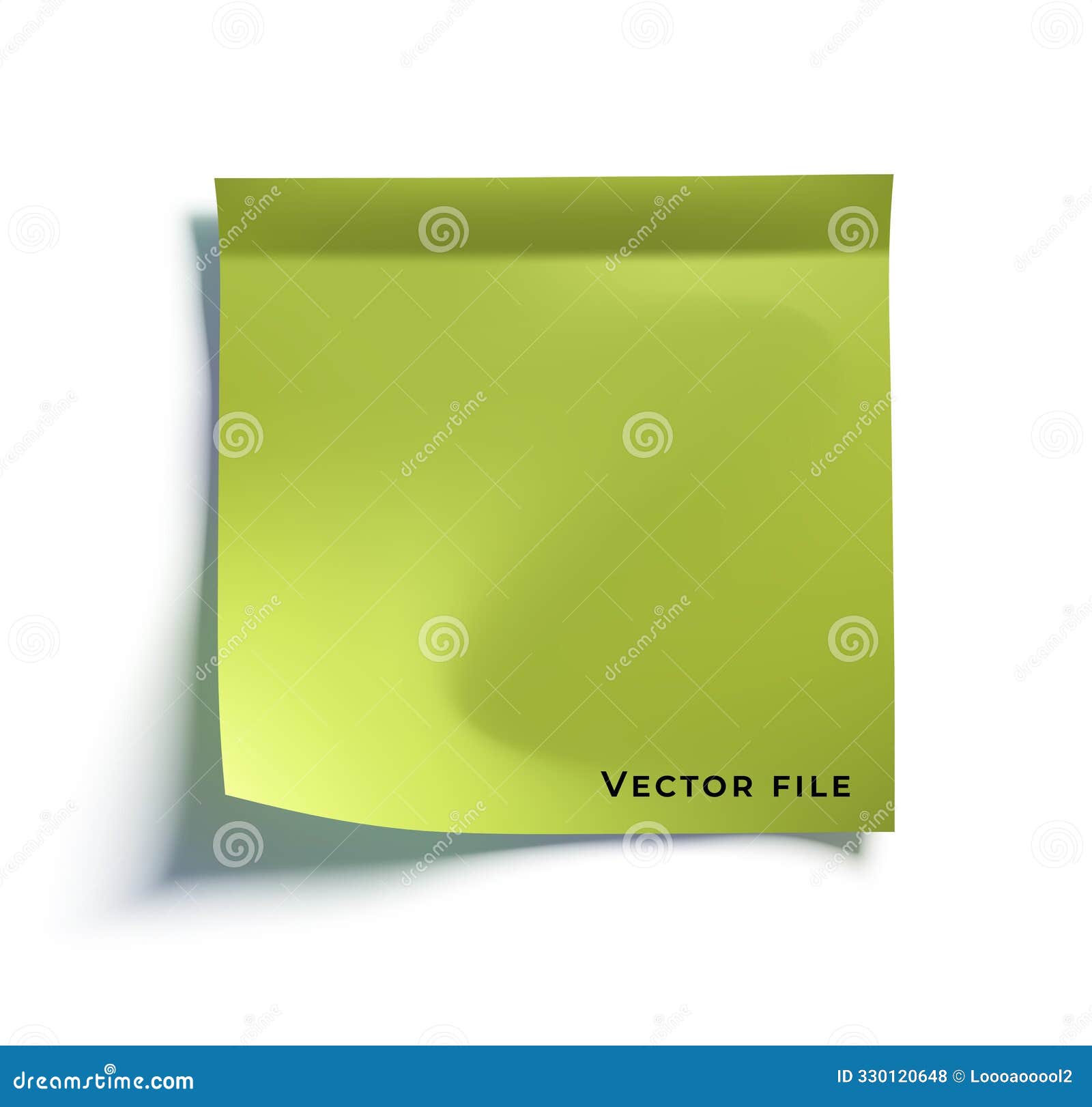 Sticky Note Reminder. Post it Paper Stock Illustration - Illustration ...