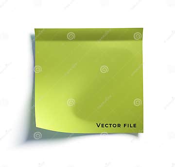 Sticky Note Reminder. Post it Paper Stock Illustration - Illustration ...