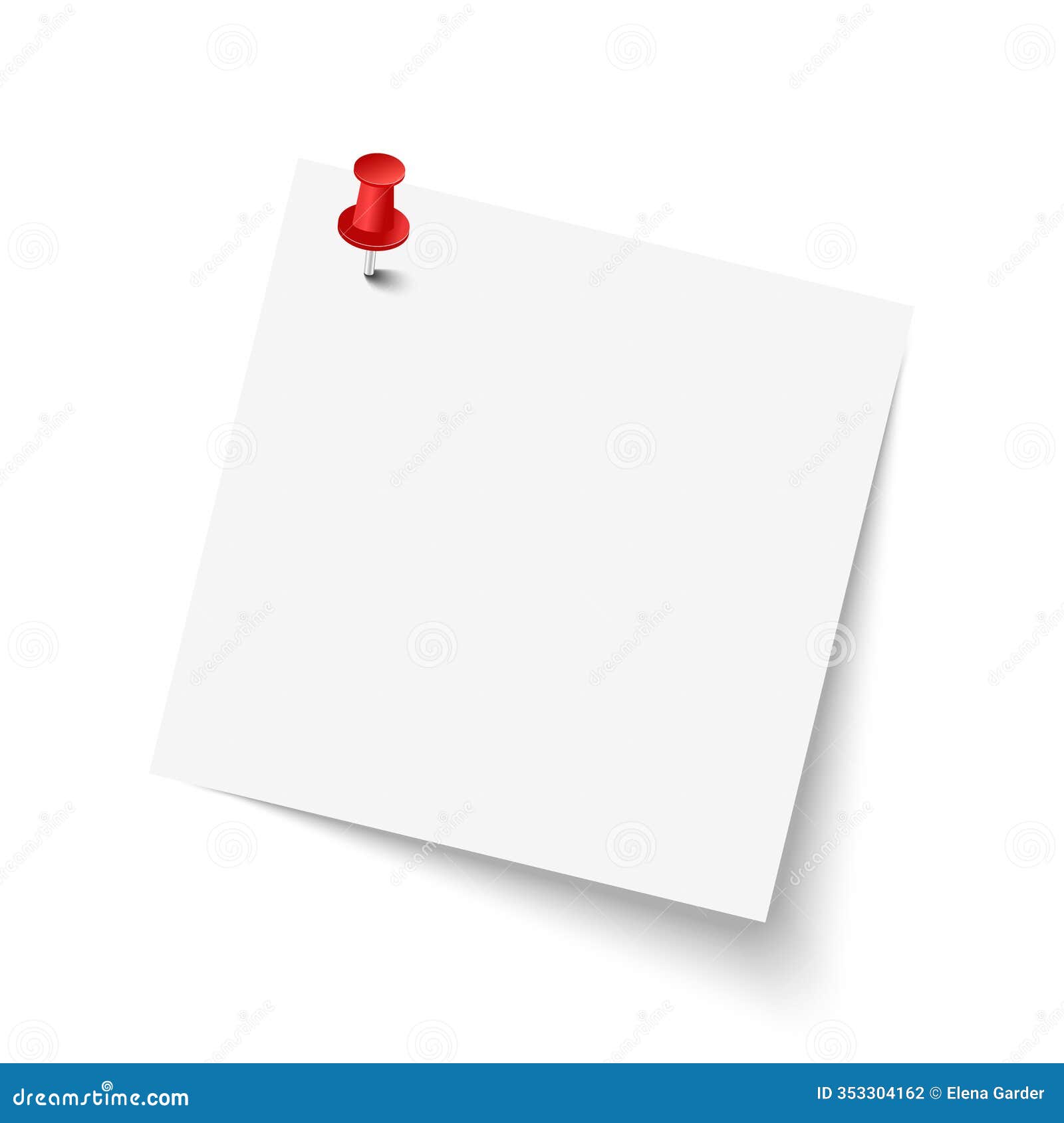 Sticky Note Reminder. Post it Paper Stock Illustration - Illustration ...