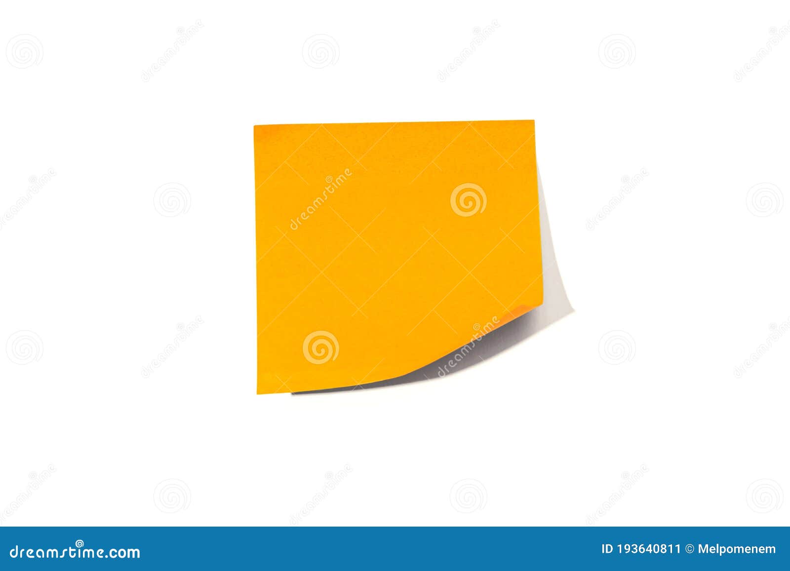 Sticky note with shadow stock image. Image of sheet - 193640811