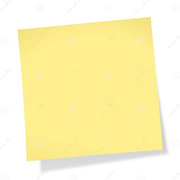 Sticky Note (without Tack) stock vector. Illustration of object - 27698573