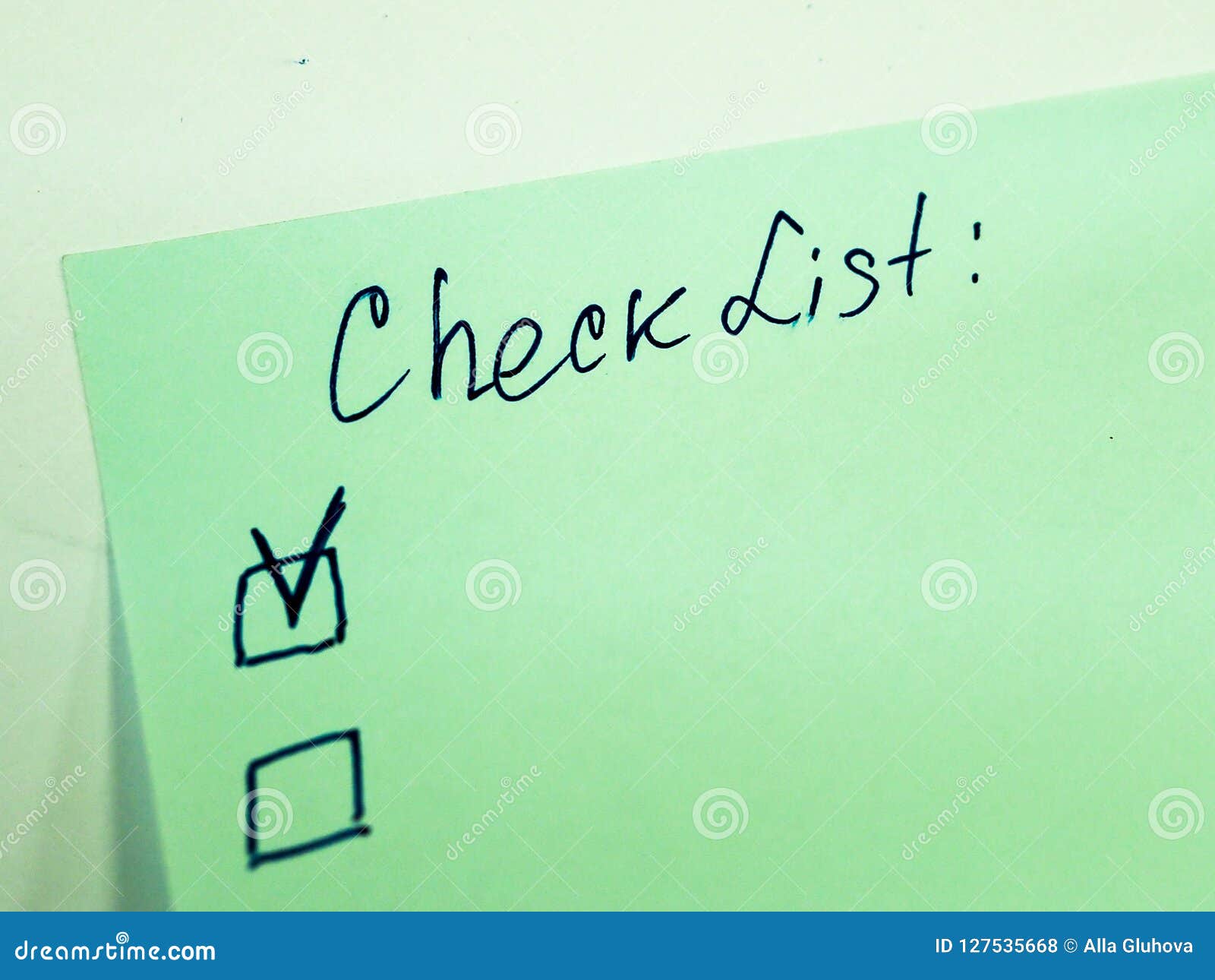 Sticky Note with Text To Do List, Checklist Stock Photo - Image of ...
