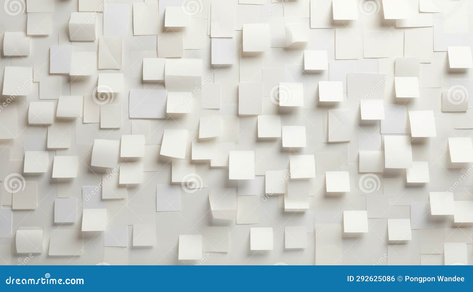 Sticky Note on Wall White Background. a White Wall with a Sticky Note ...