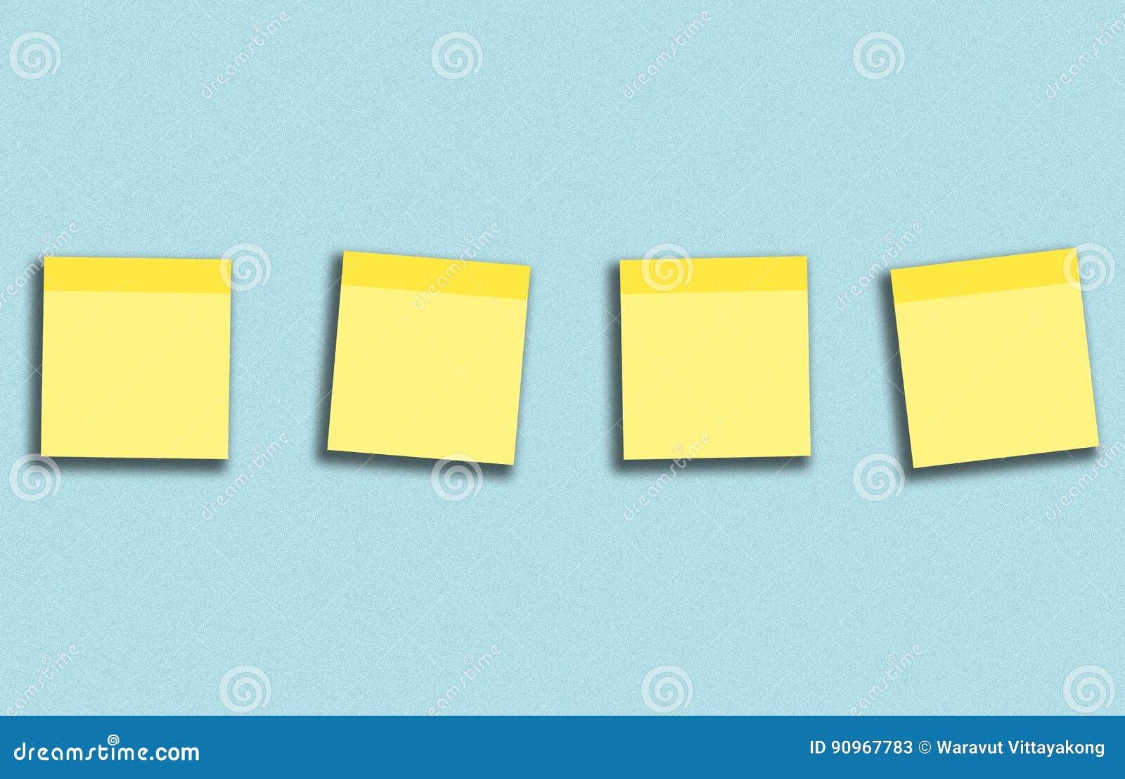 Sticky note 4 stock illustration. Illustration of blank - 90967783