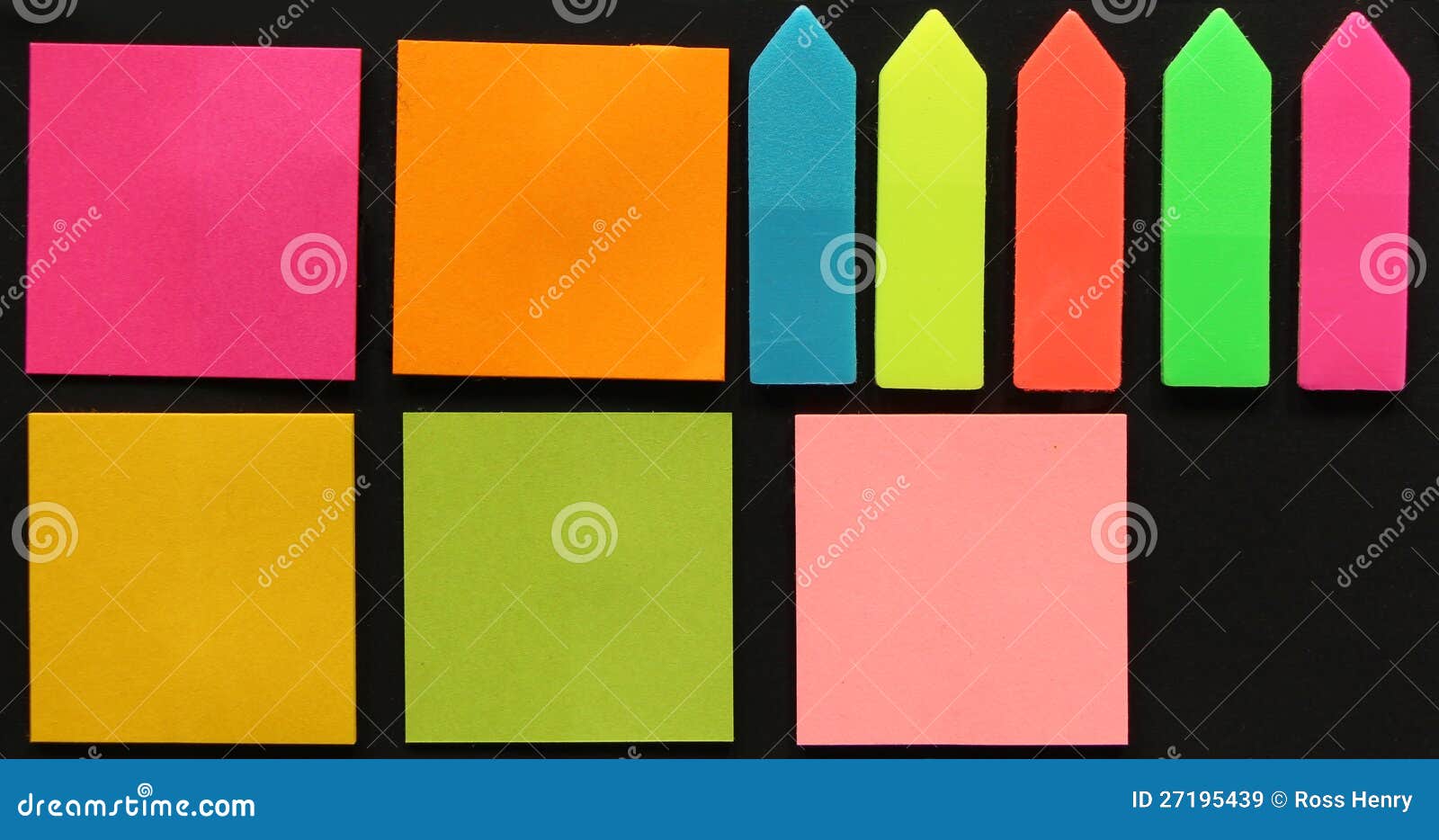 Sticky Notes stock image. Image of reminders, stationary - 27195439