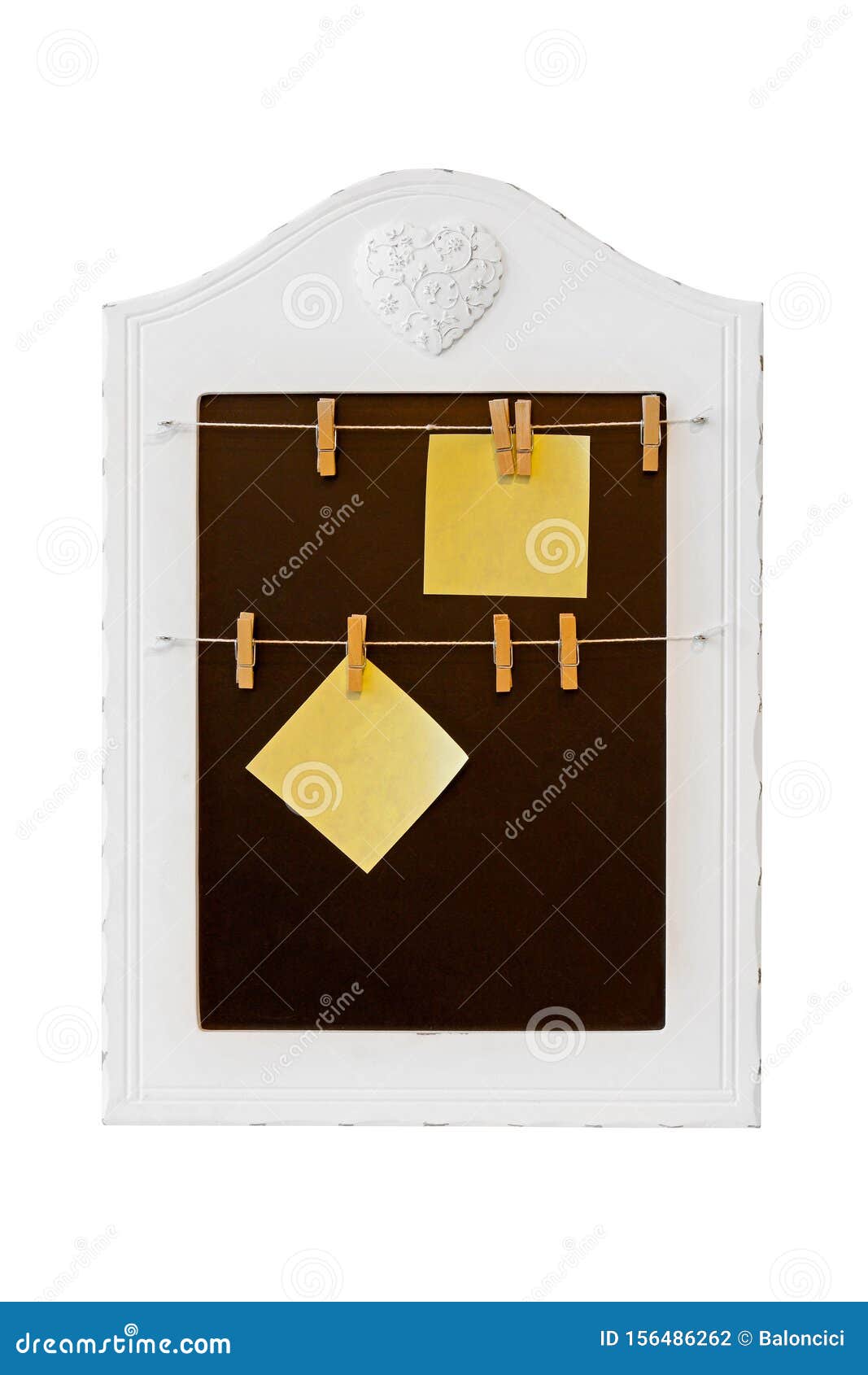 Sticky notes board stock photo. Image of vintage, style - 156486262