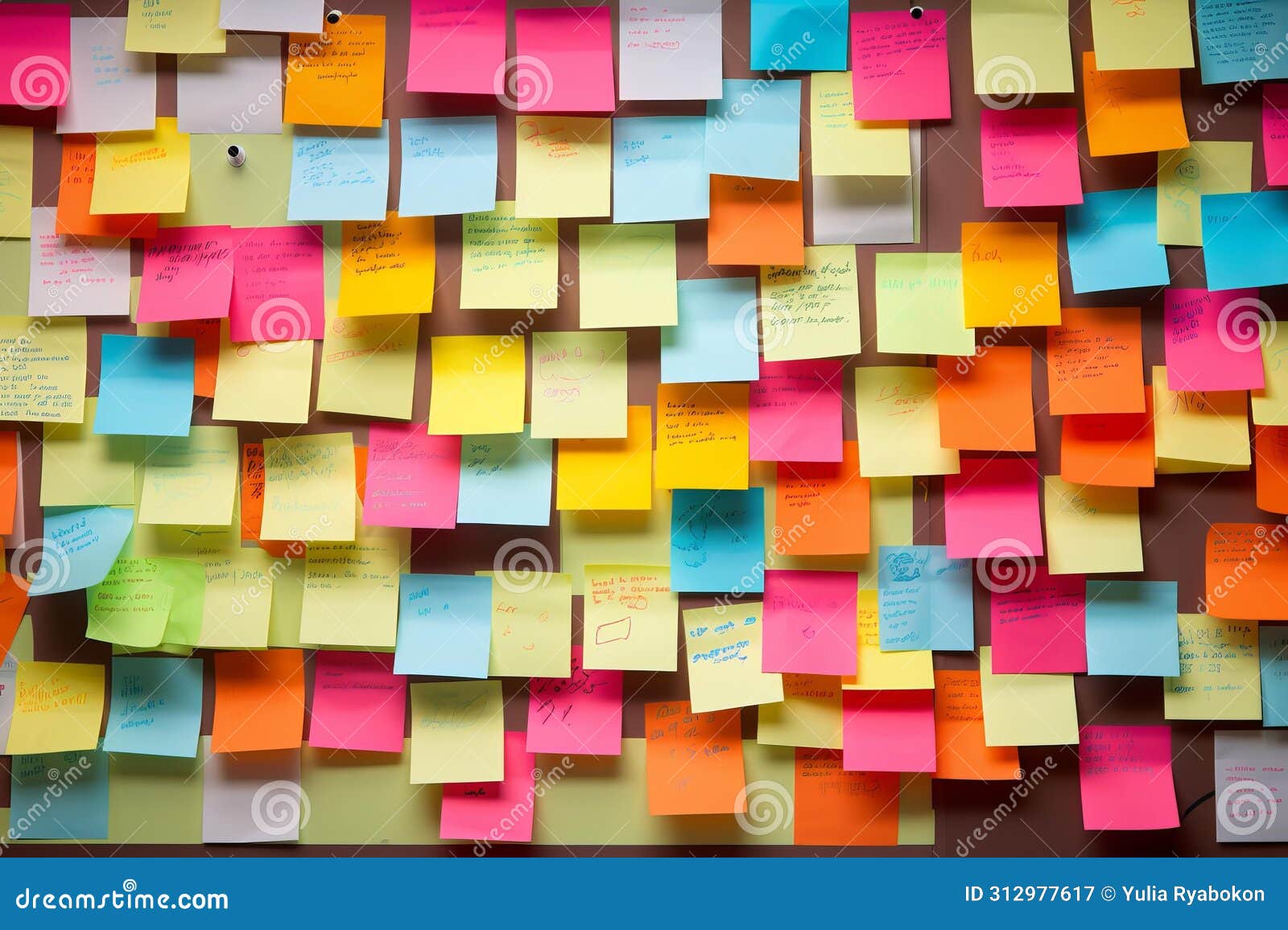 Sticky Notes Board. Generate Ai Stock Image - Image of adhesive, memory ... Sticky Notes Board. Generate Ai Stock Image - Image of adhesive, memory ...