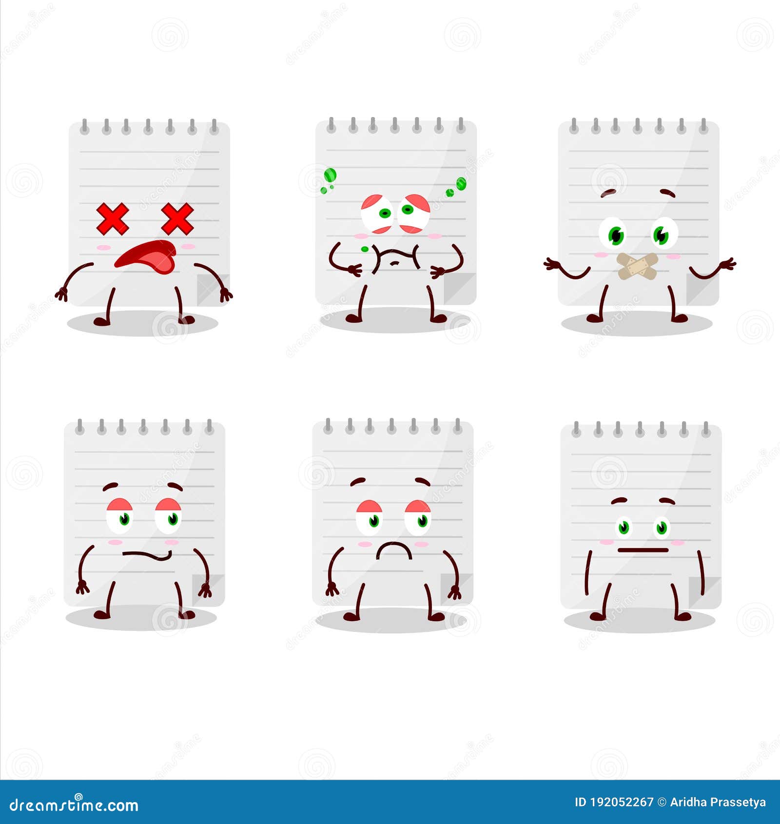 Scared Notes Cartoon | CartoonDealer.com #64851032