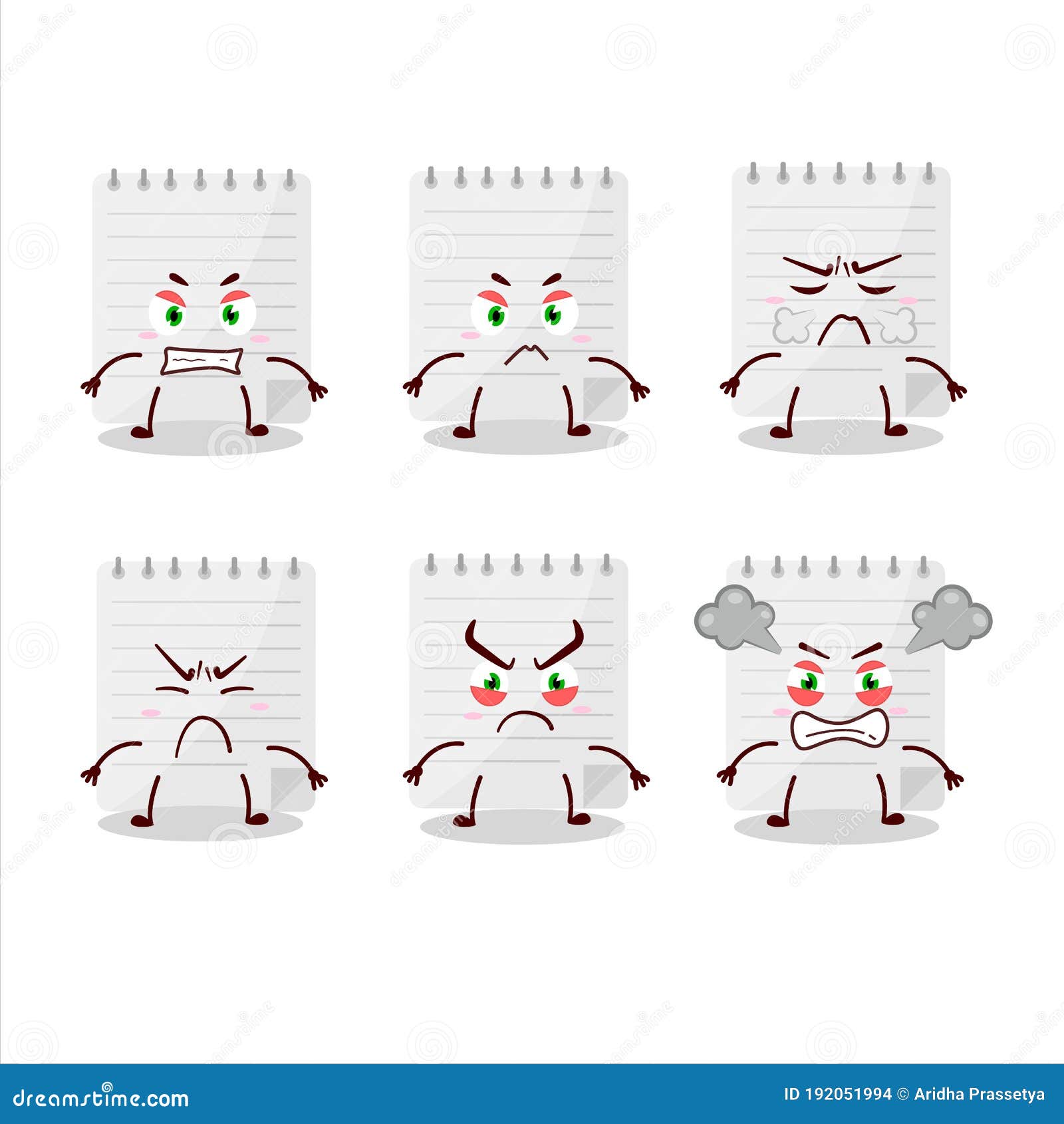 Angry Notes Cartoon Stock Illustration | CartoonDealer.com #49199536
