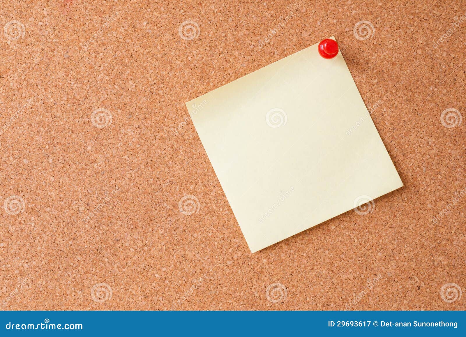 Sticky notes on cork board stock image. Image of board - 29693617