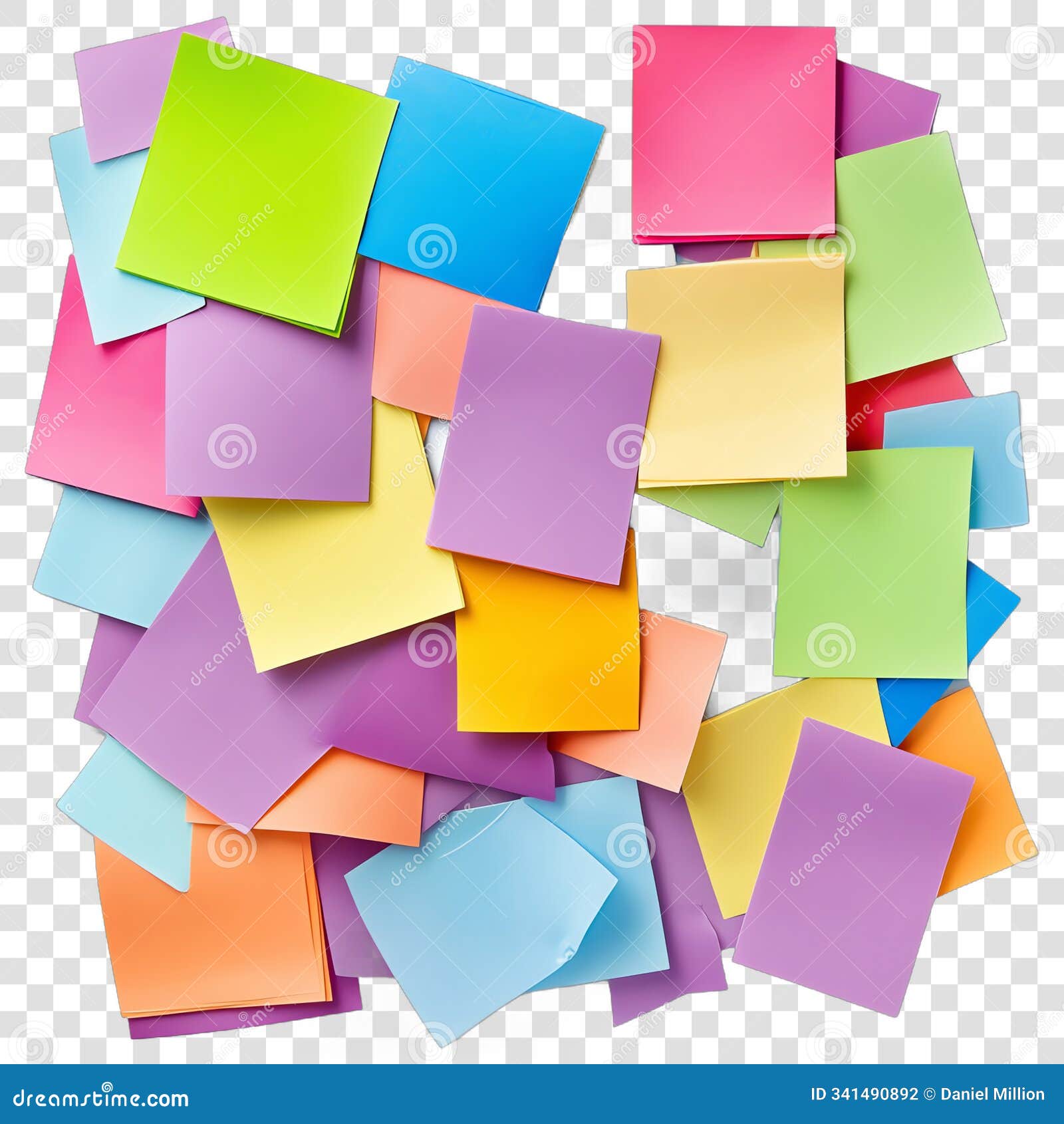 Sticky notes stock illustration. Illustration of note - 341490892