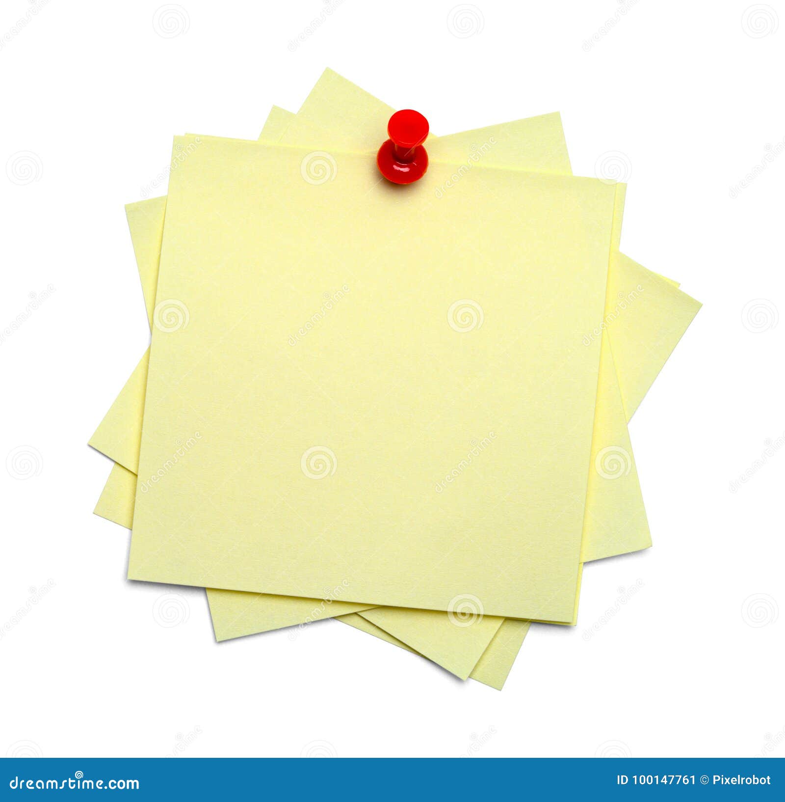 Sticky Notes Messy with Tack Stock Image - Image of tack, curled: 100147761