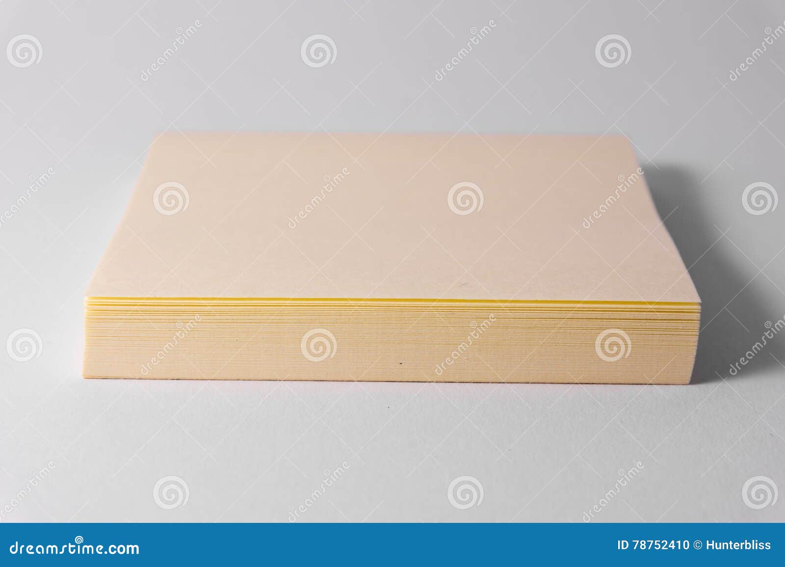 Sticky Notes Notepad Yellow Square White Background Office Suppl Stock ...