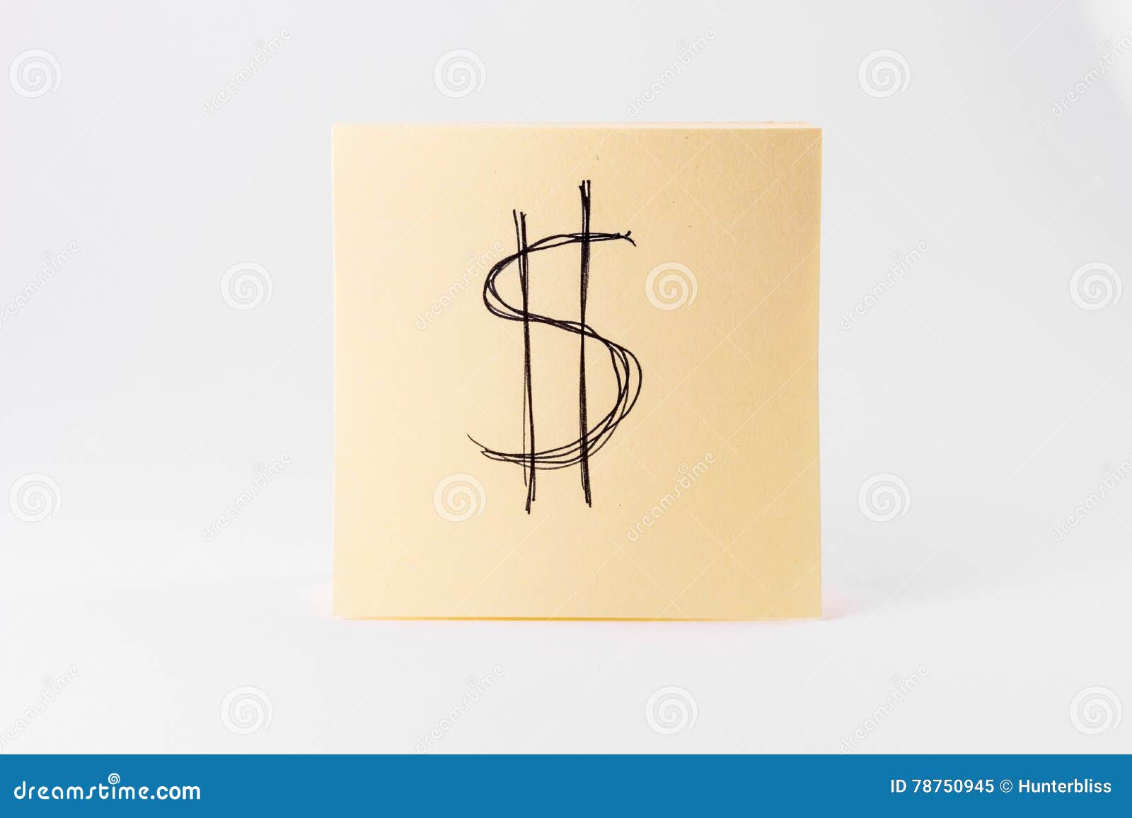 Sticky Notes Notepad Yellow Square White Background Office Suppl Stock ...