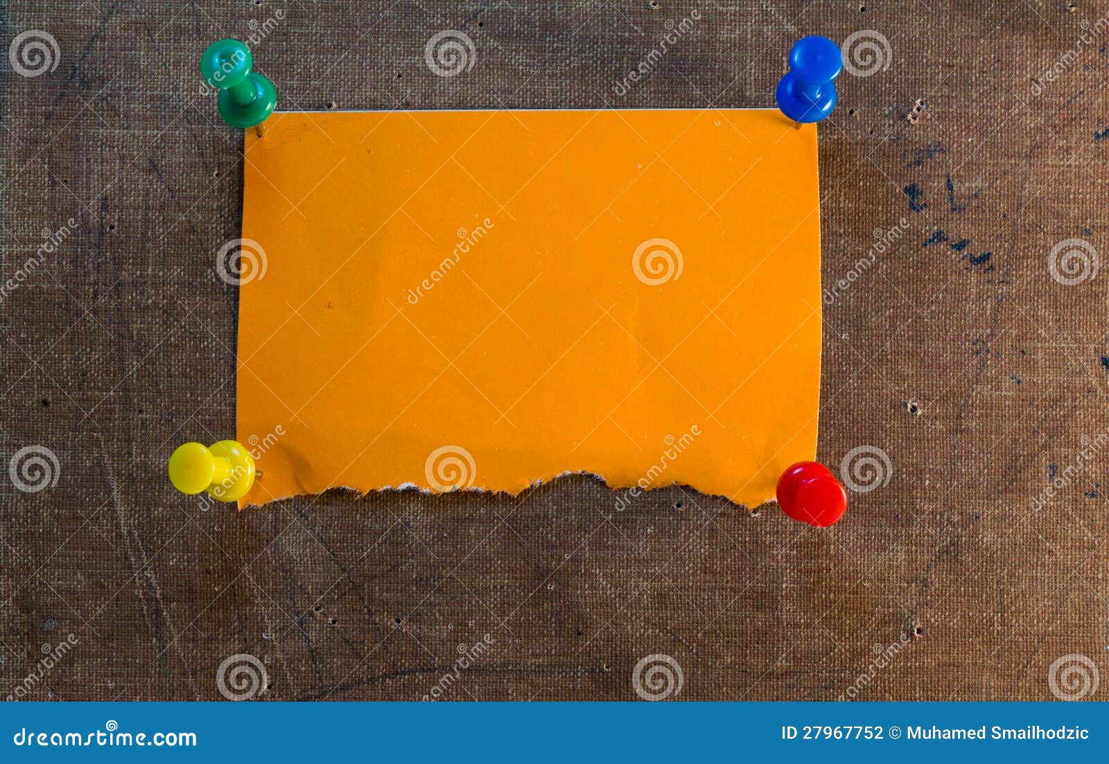 Sticky Notes On Old Paper Background Stock Photo | CartoonDealer.com ...