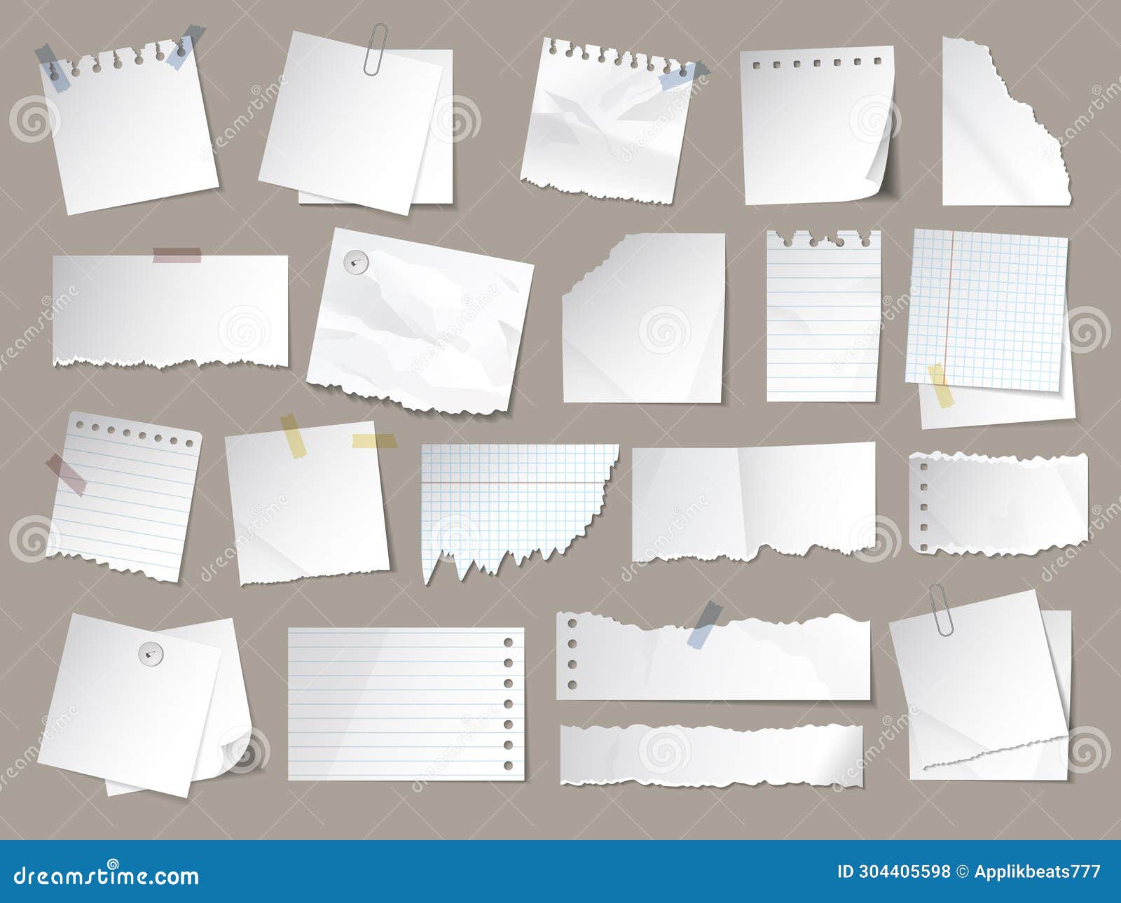 Sticky Notes. Papers for Posting daily Routine Chek Lists Memo Stickers ...