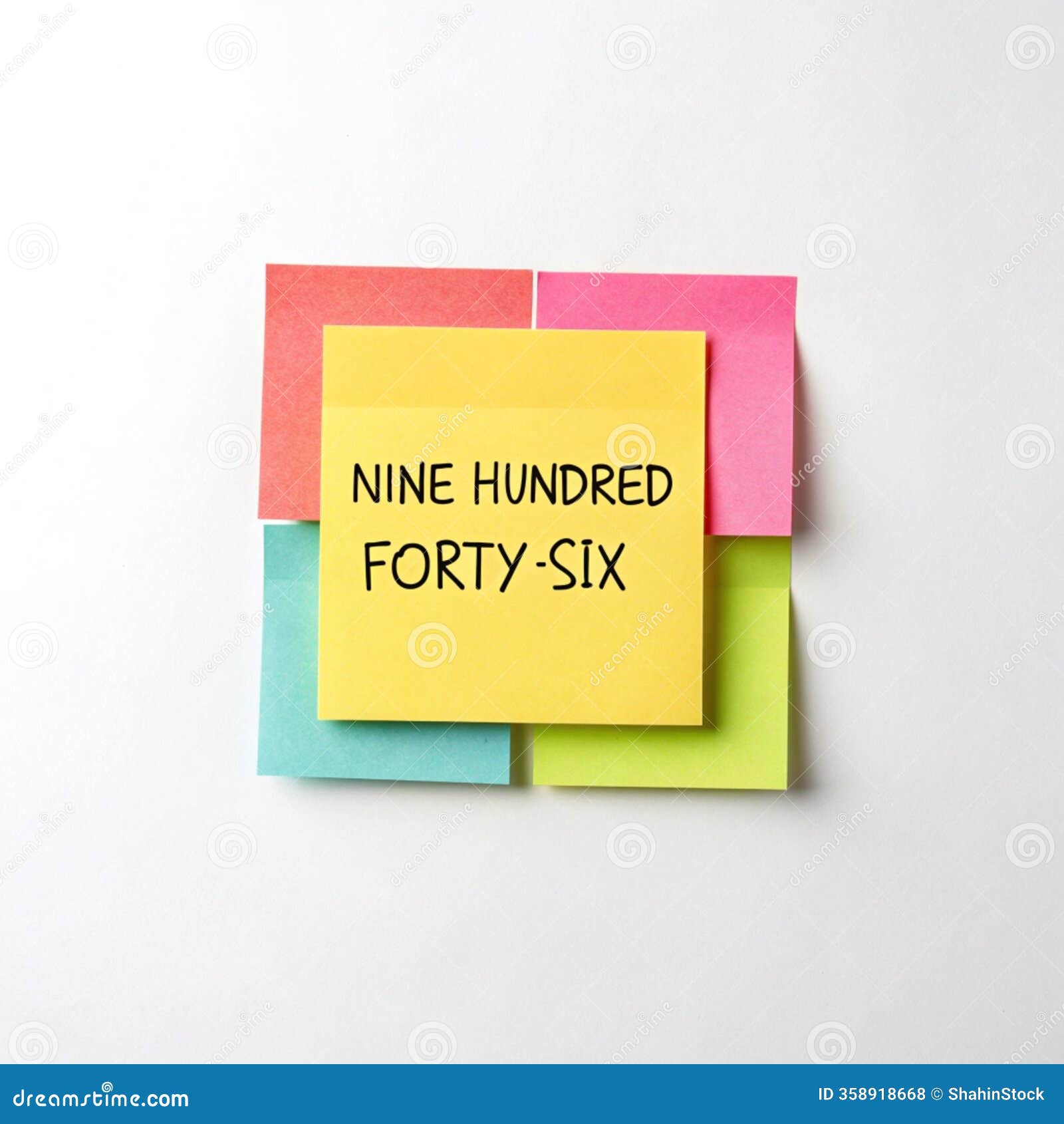 Sticky Notes Reminder on White Background Stock Illustration ...