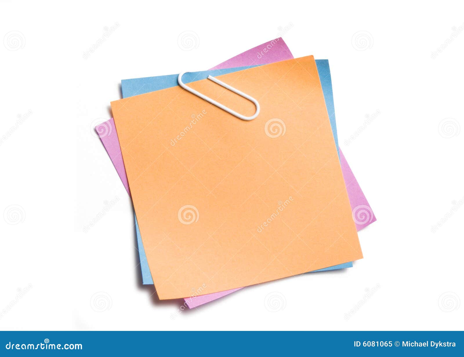 Sticky Notes Stacked Together Stock Image - Image of message, board ...