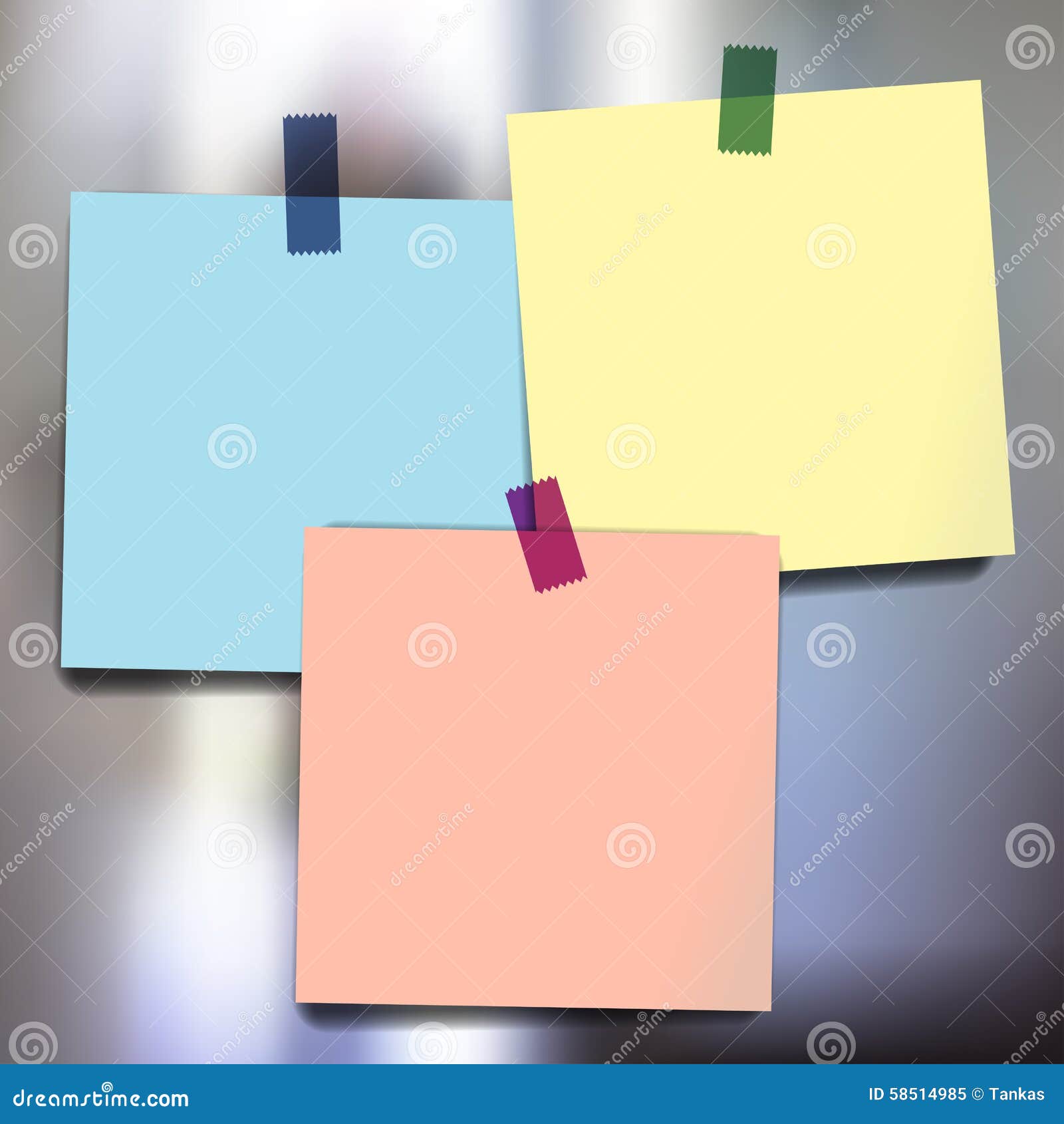 Sticky notes wallpapers stock vector. Illustration of work - 58514985