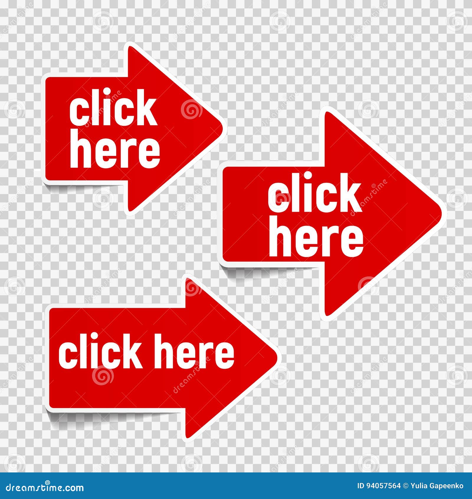 Sticky Office Paper Sheets Notes, Arrow Sign Pack Collection Set With ...