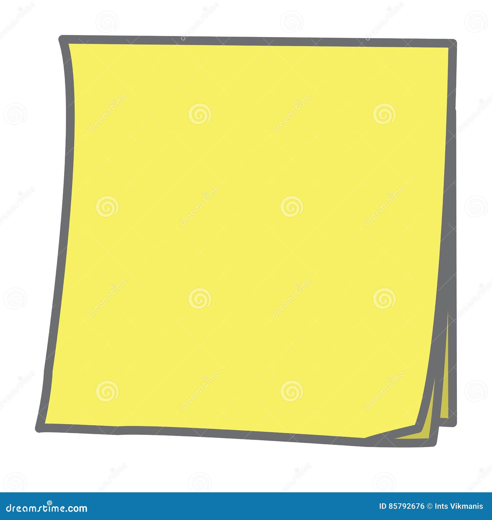 Sticky Paper Notes With Shadow Effect. Blank Color Memo Note Stickers ...