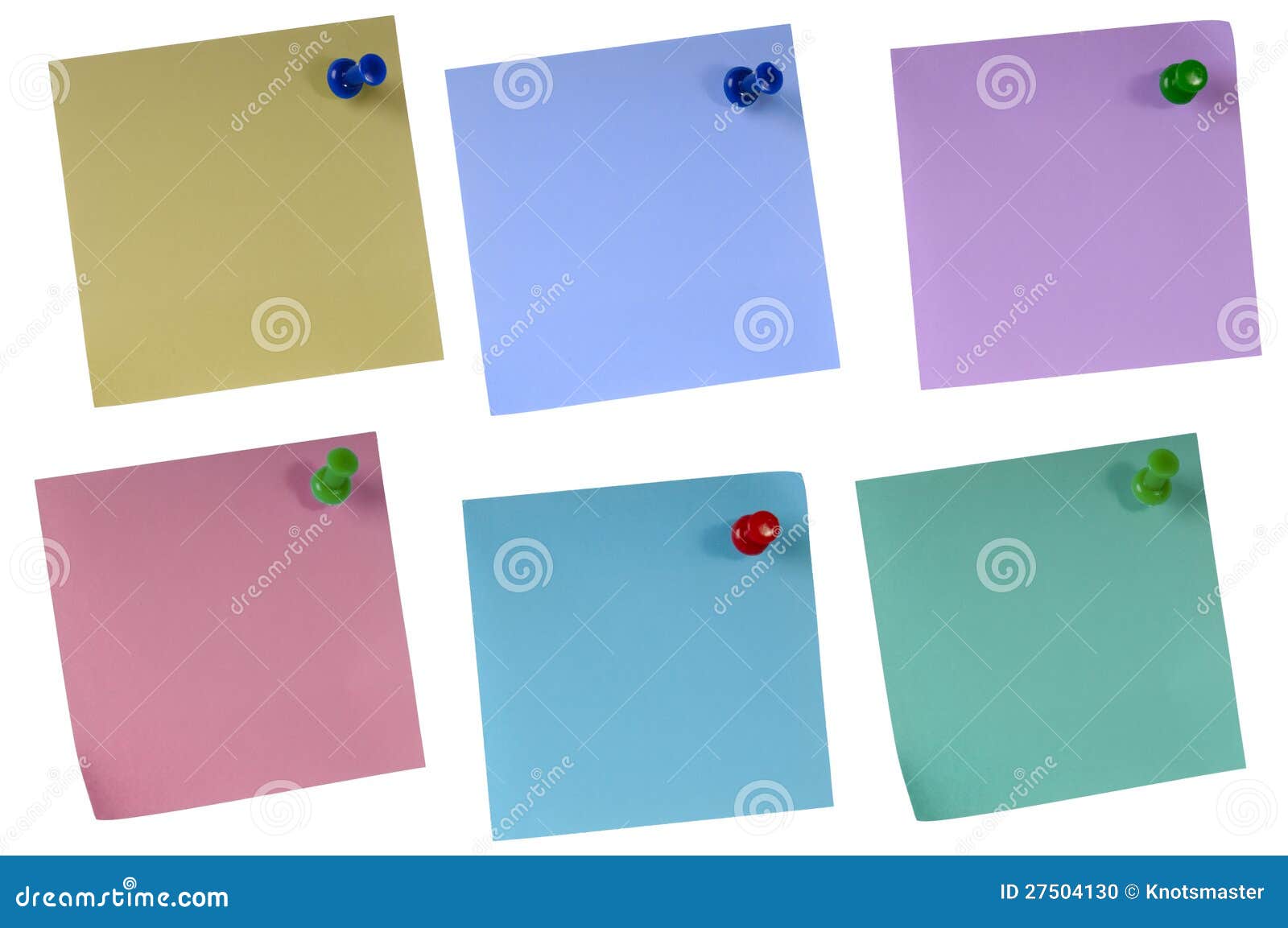 Sticky paper set stock photo. Image of office, notice - 27504130