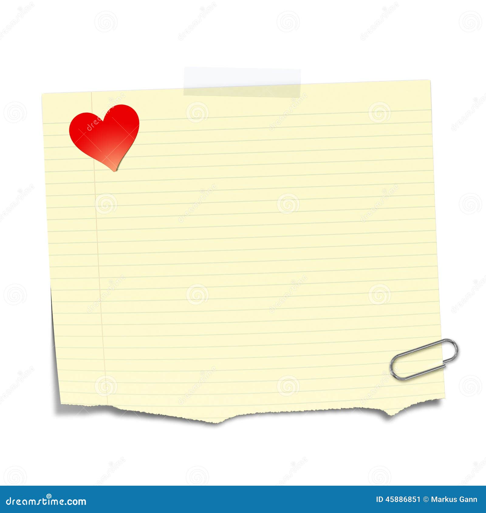 Sticky paper stock illustration. Illustration of date - 45886851