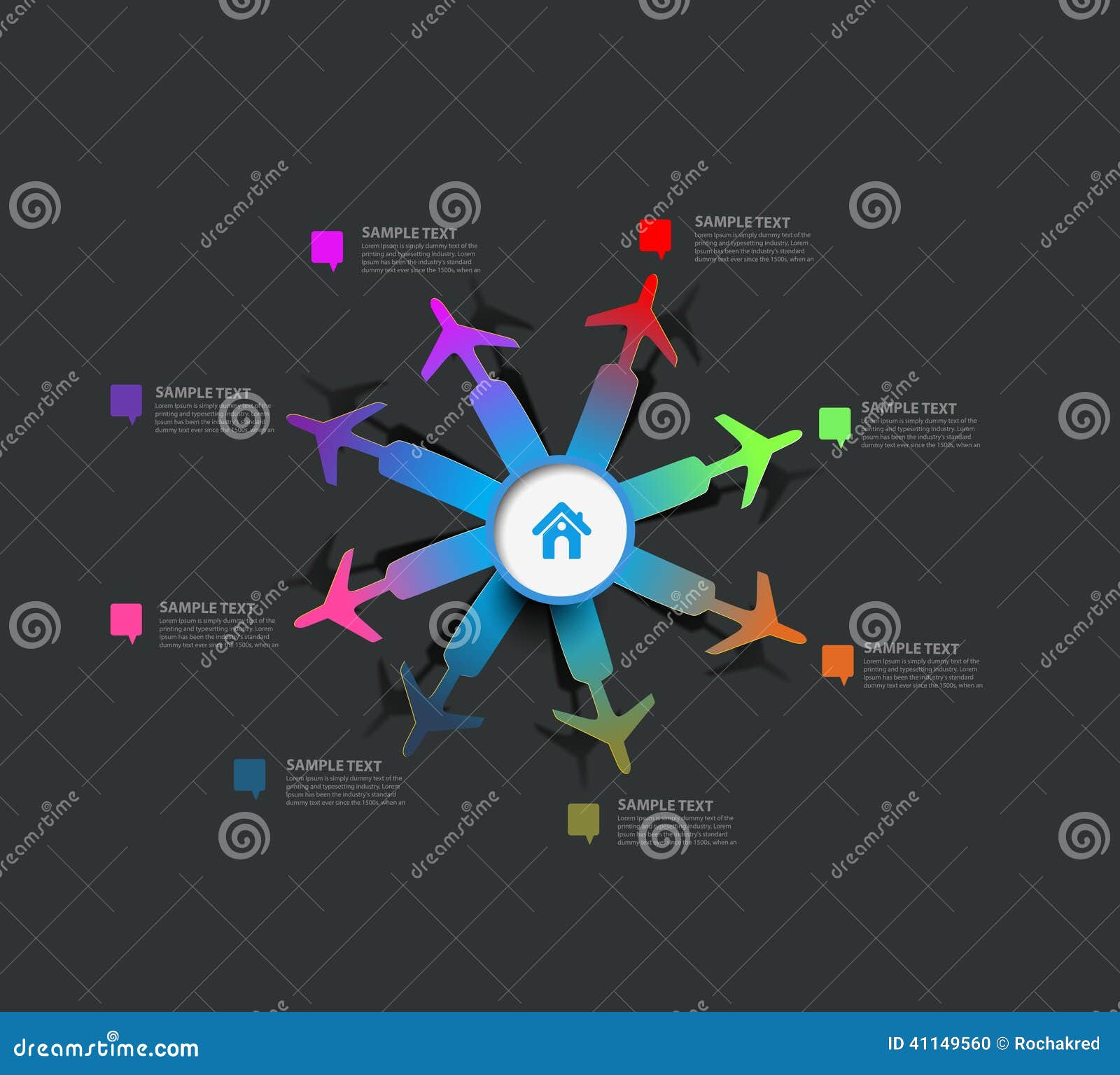 Sticky Paper Vector Circle Label Stock Vector - Illustration of ...
