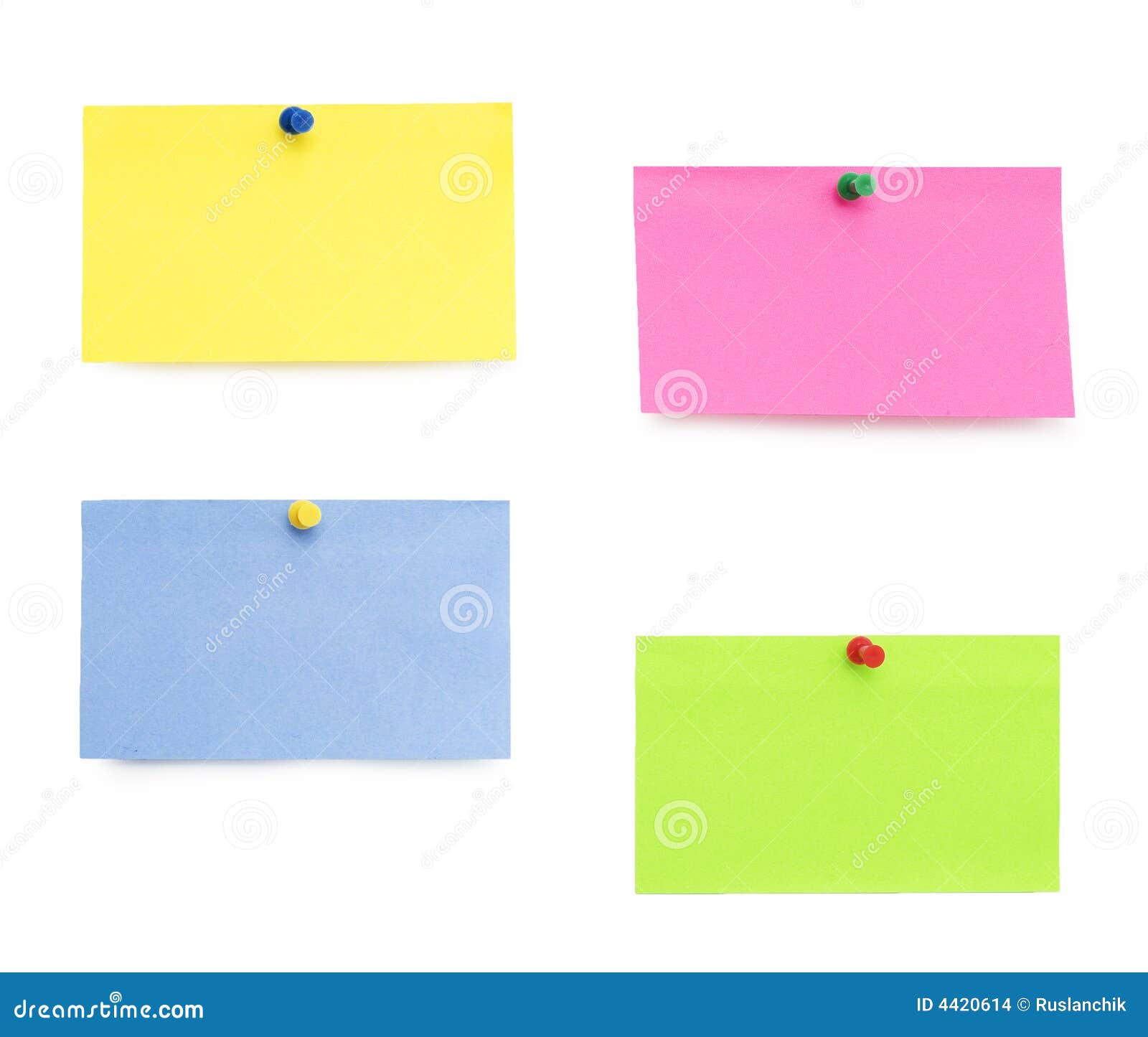 Sticky post-it stock photo. Image of paper, copy, blue - 4420614