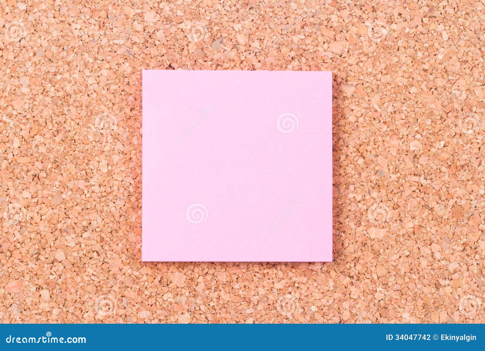 Sticky Post on Cork Board stock photo. Image of paper - 34047742