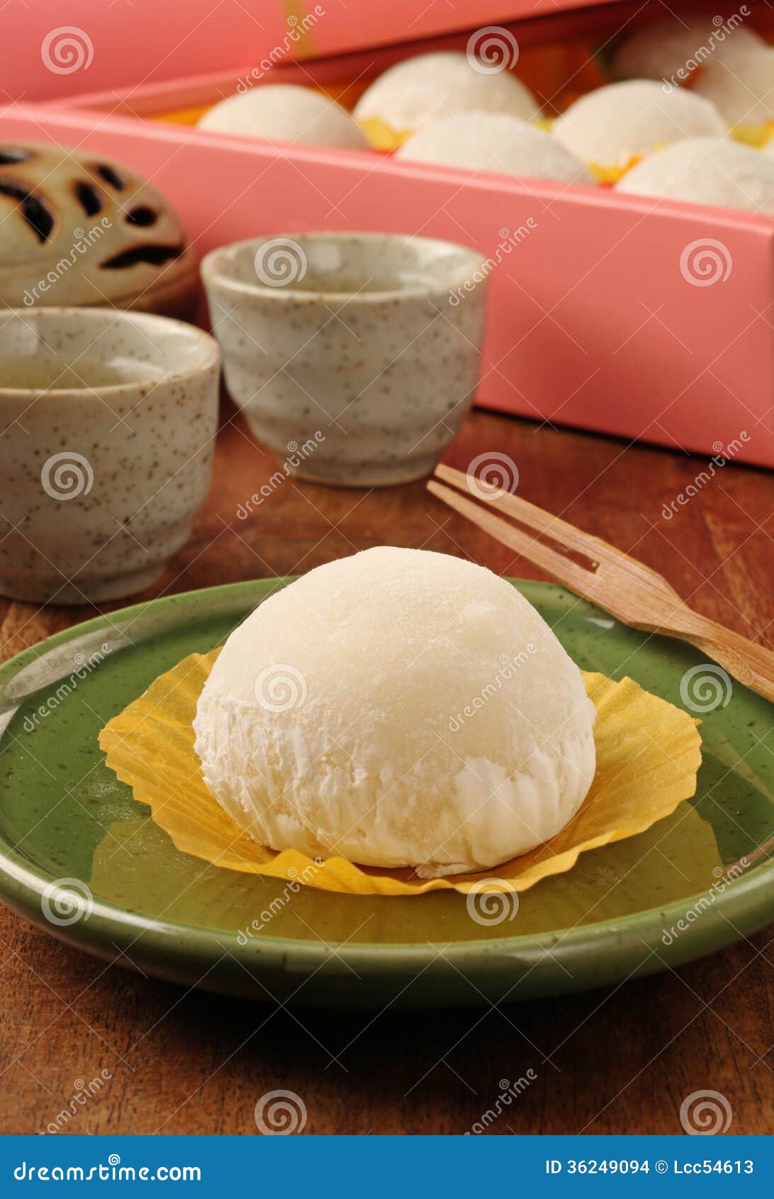 Sticky rice cake stock photo. Image of yummy, white, mochi - 36249094