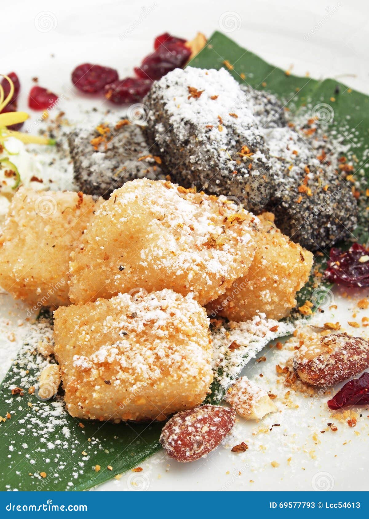 Sticky rice cake stock image. Image of tasty, dish, sweet - 69577793