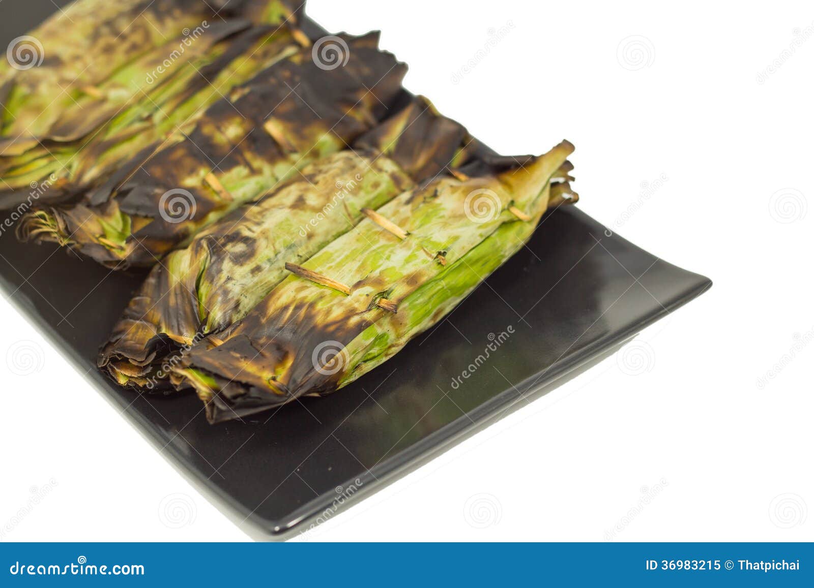 Sticky Rice with Coconut Milk and Taro Stock Image - Image of coconut ...