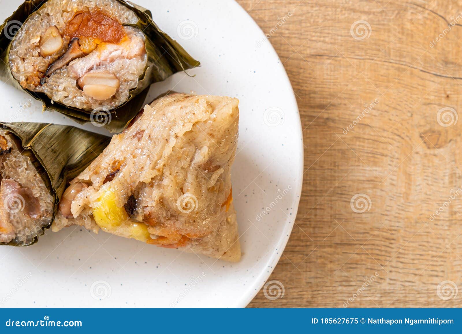 Sticky rice dumpling stock image. Image of dumplings - 185627675