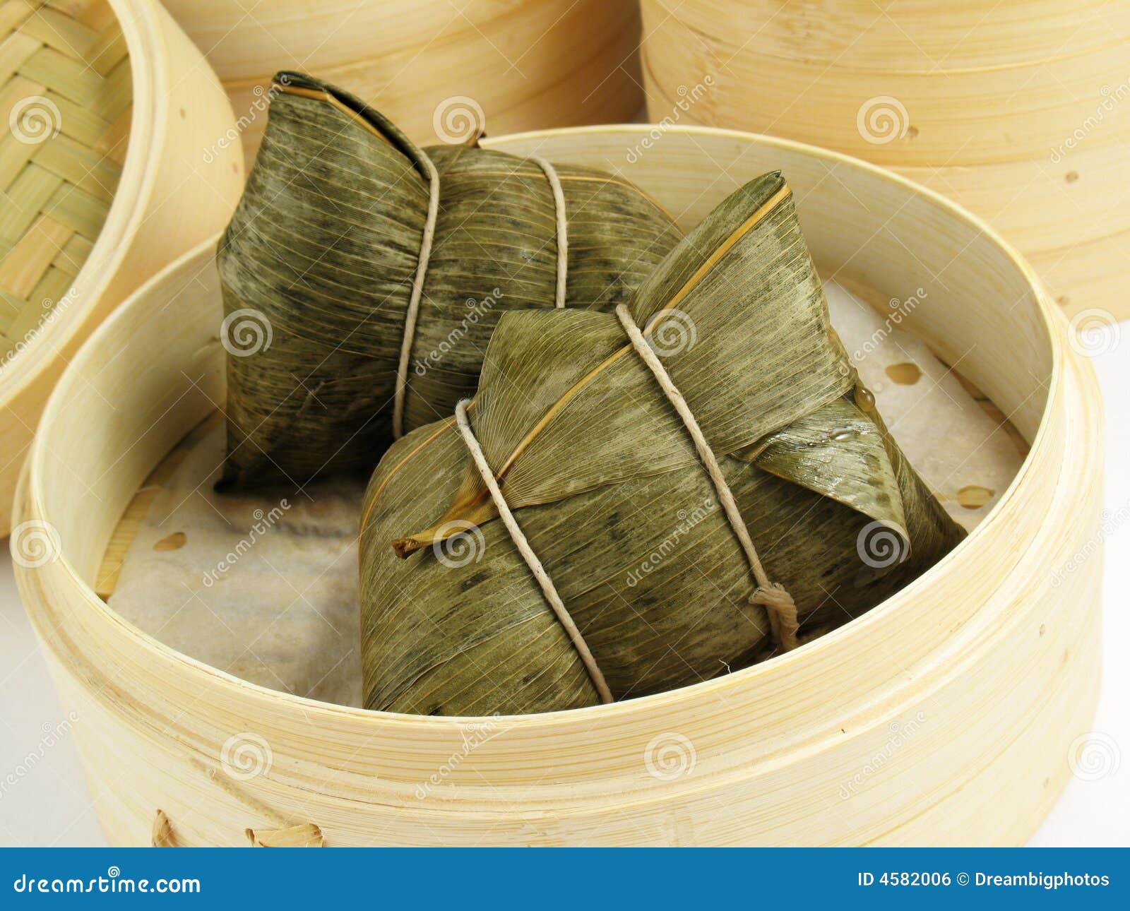 Sticky Rice Dumplings stock photo. Image of bamboo, kong - 4582006